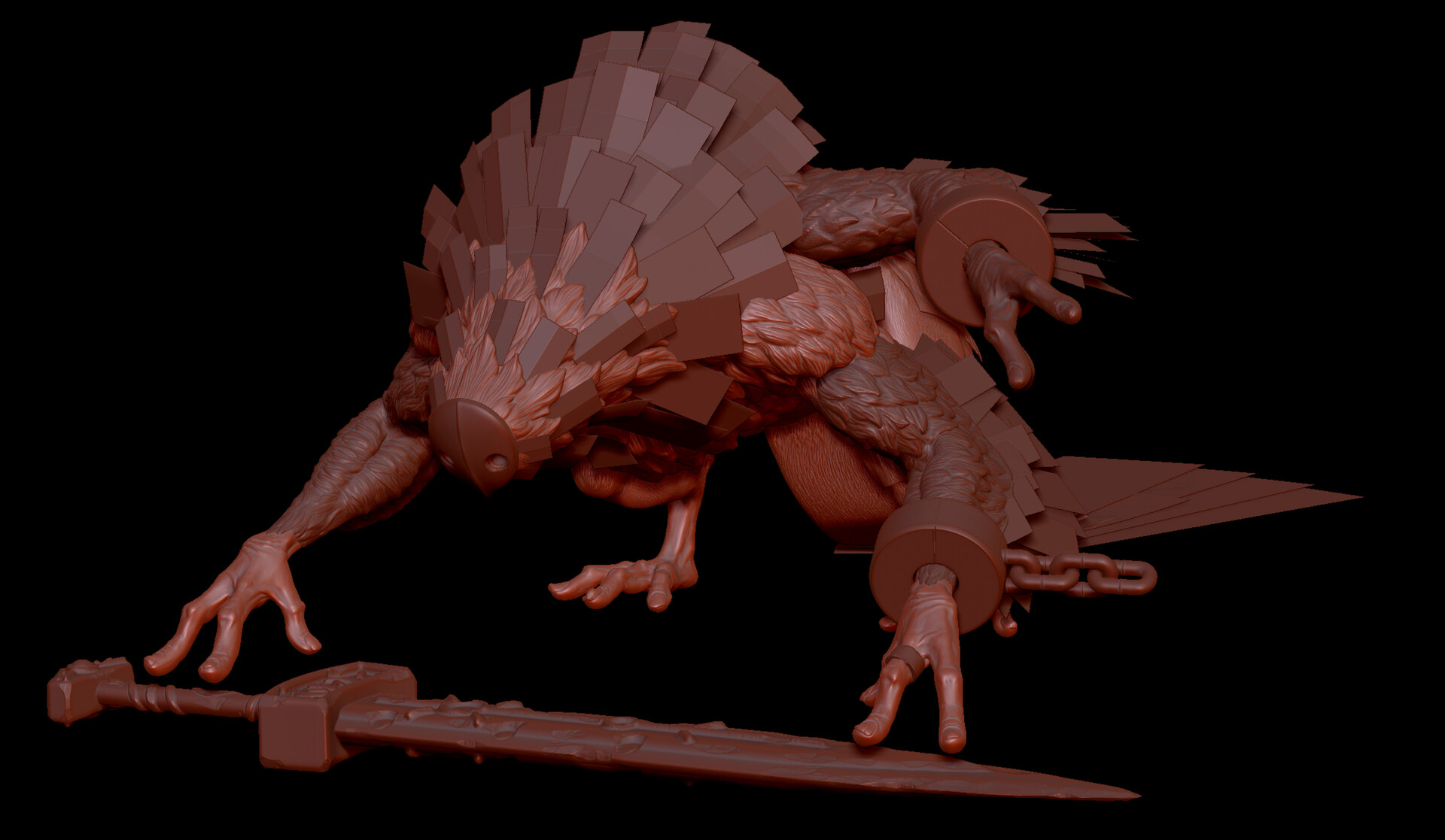 ArtStation - Bird monster