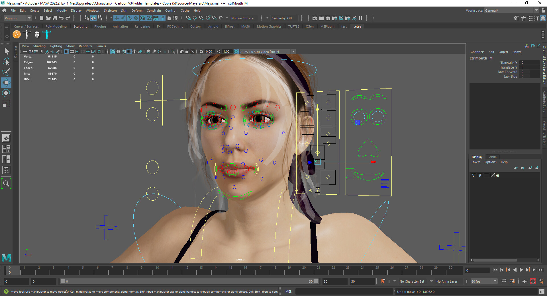 NextUpgrade3d - Realistic Female Athlete in Sportswear Maya Ready Low ...
