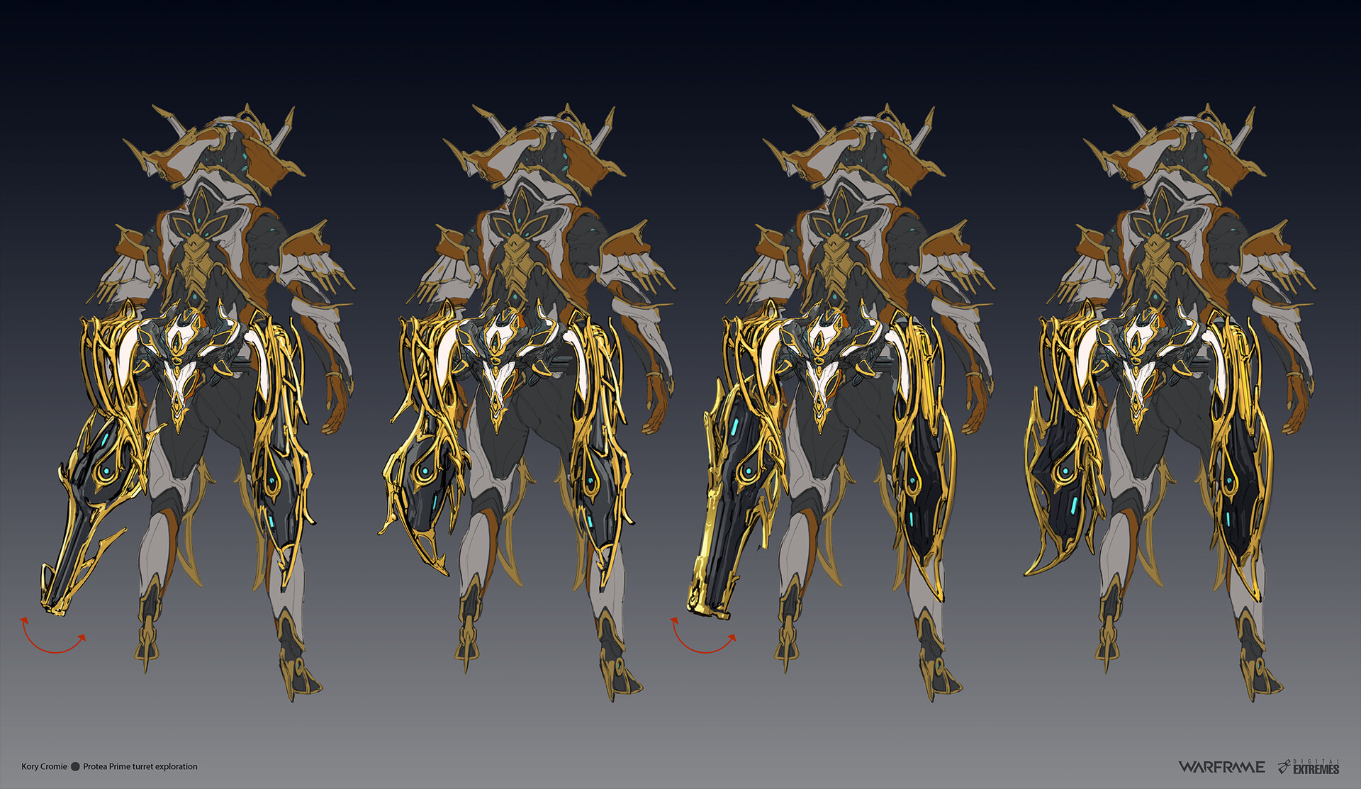 Kory Cromie - Warframe - Protea Prime Concept