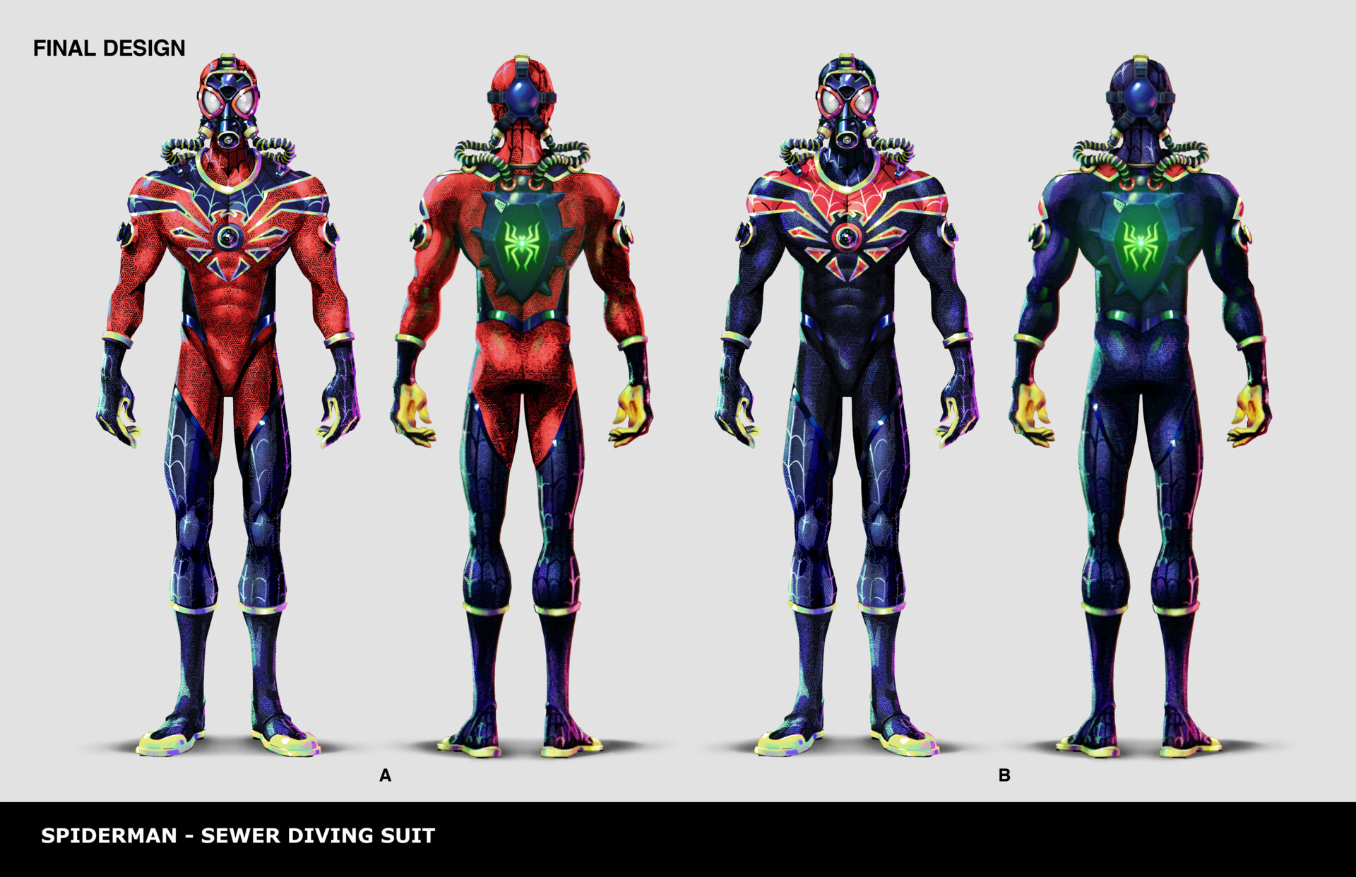 ArtStation - Marvel's Spider-man - Sewer Diving Suit