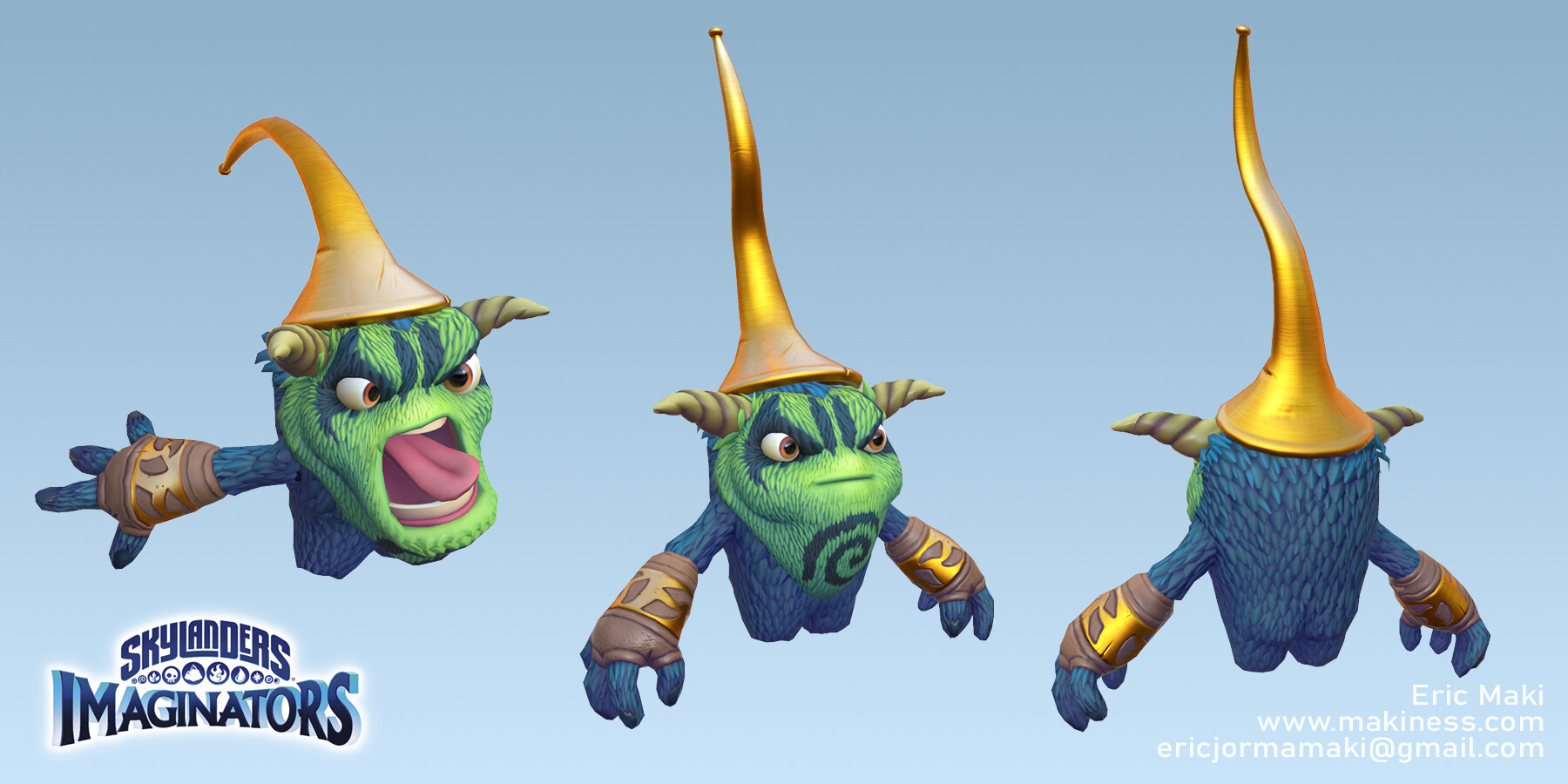 Eric Maki - Character Artist Portfolio - Skylanders Imaginators