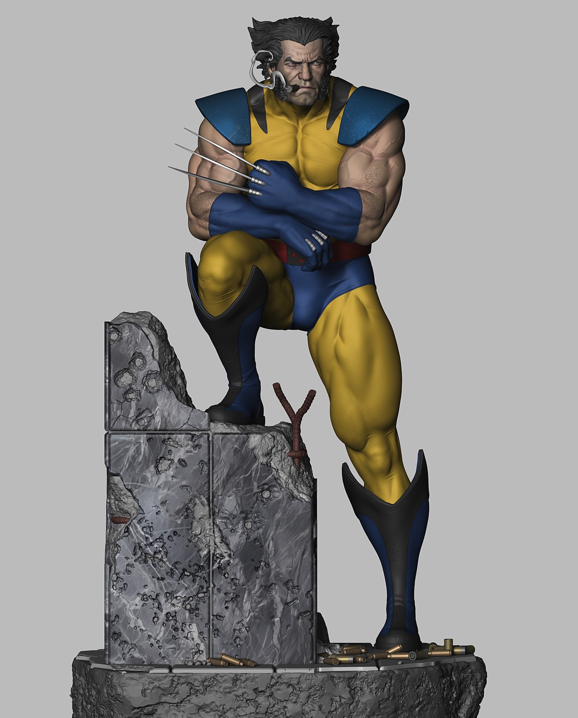 Alvaro Stuardo - Wolverine Jim Lee WIP?