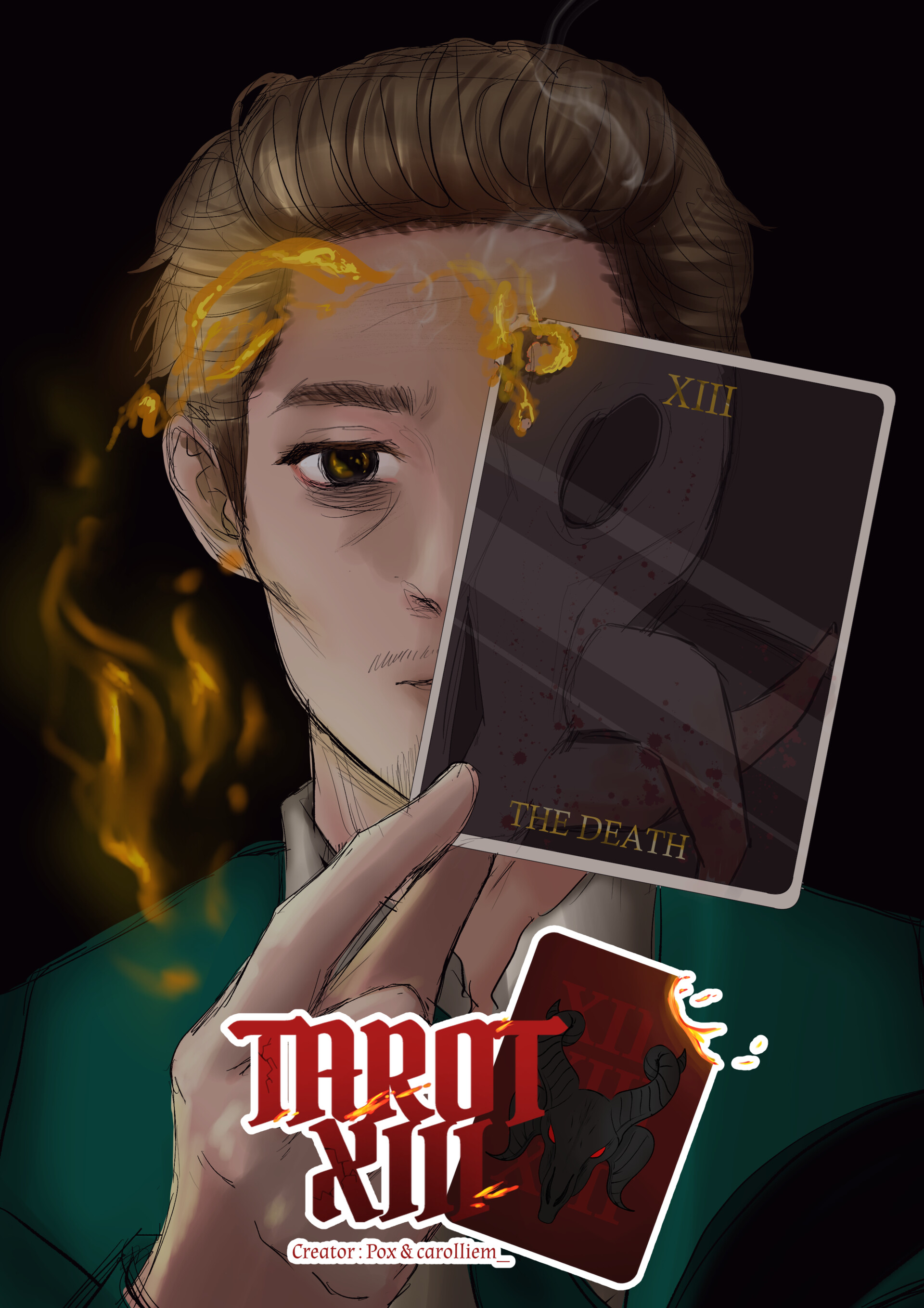 ArtStation - Cover Webtoon Tarot's XIII