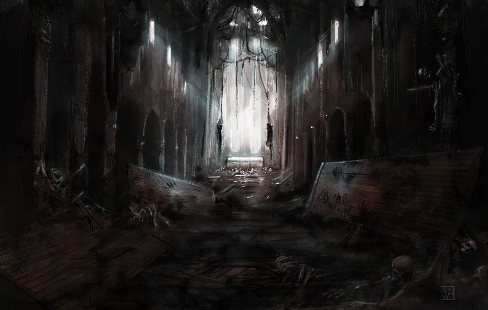 ArtStation - Abandoned Castle - Digital Matte Painting & Environment ...