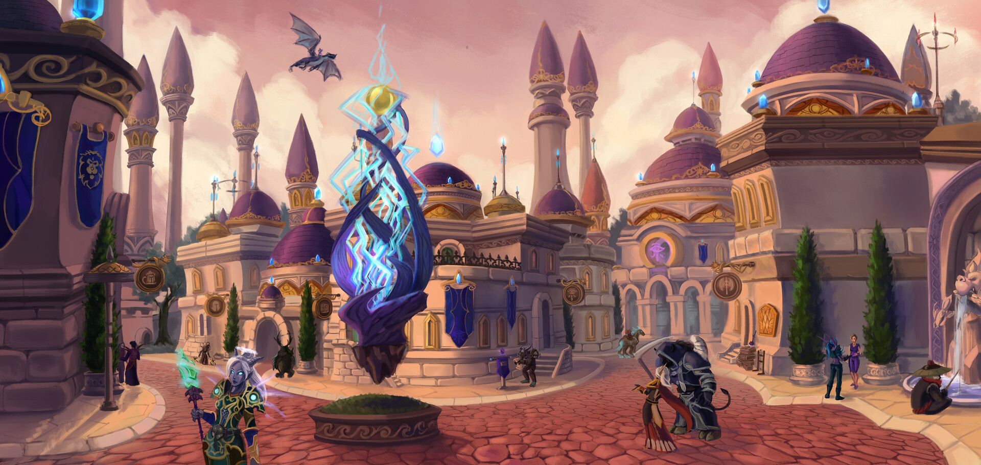 ArtStation - Dalaran. Fanart World of Warcraft.