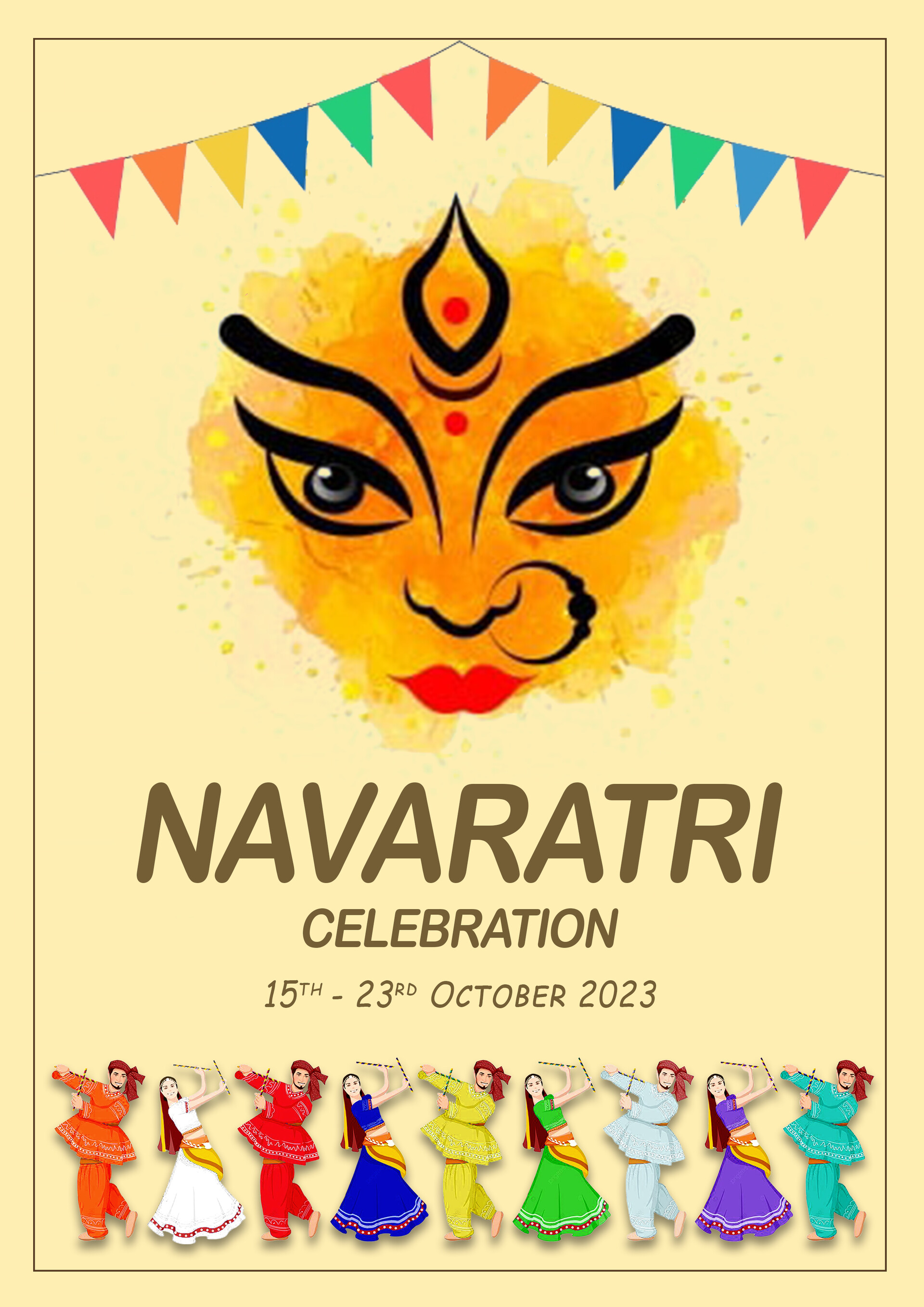 ArtStation - Navratri Posters