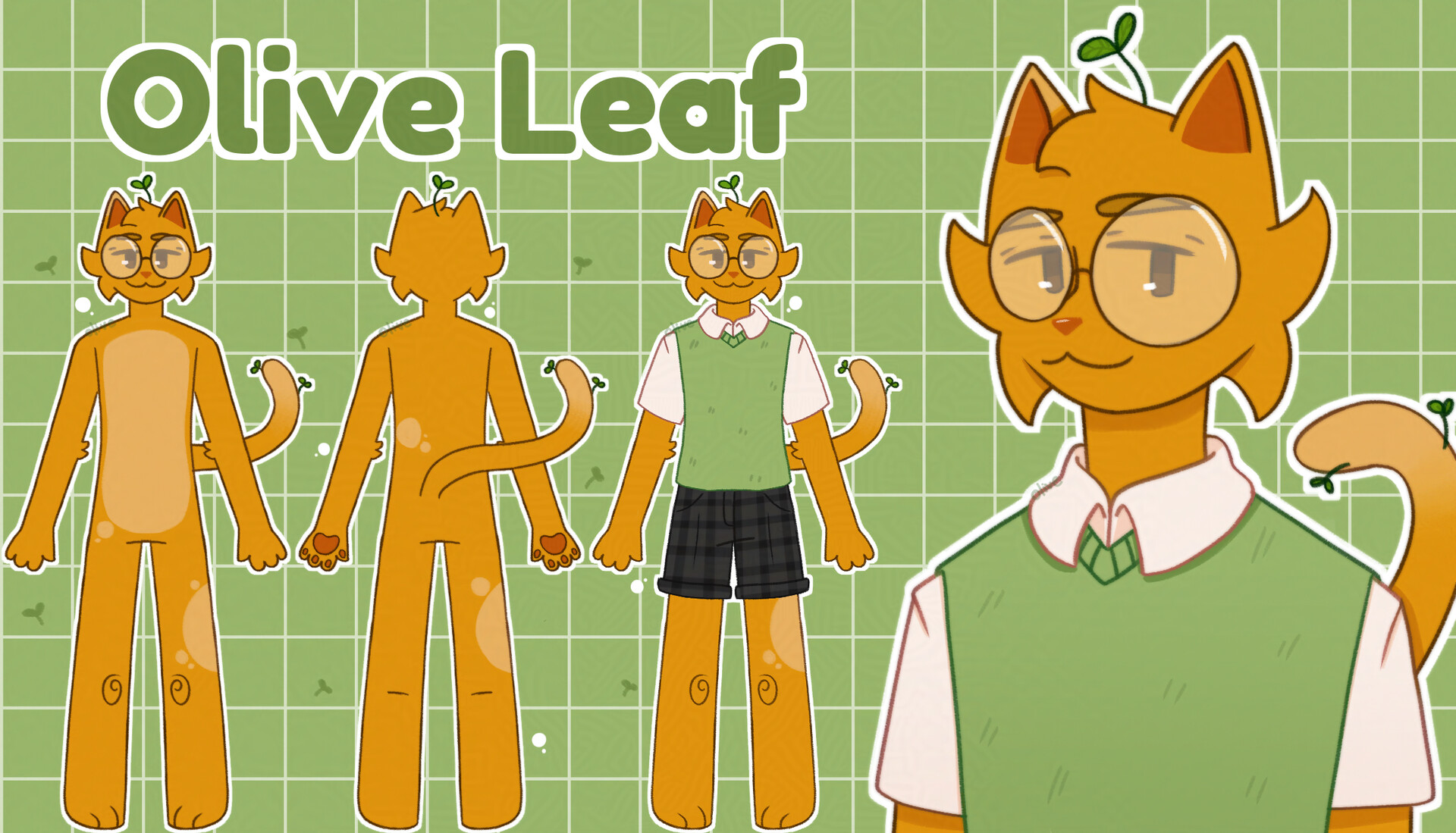 ArtStation - Olive Leaf - Reference Sheet