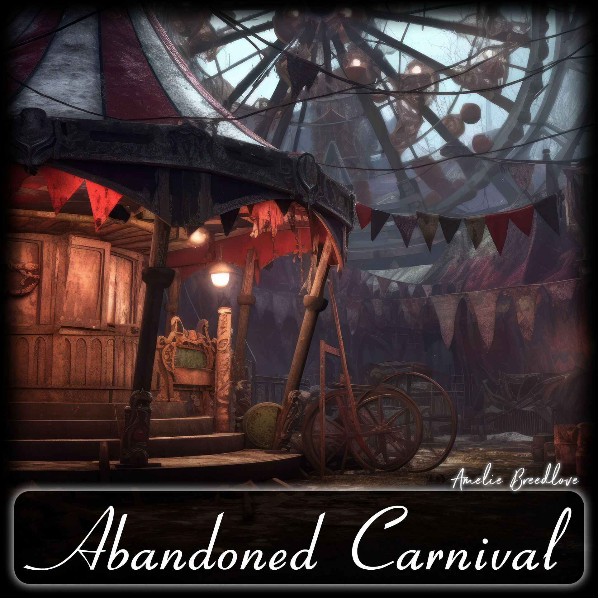 ArtStation - 320 Abandoned Carnival Reference Pack | 4K | v.12
