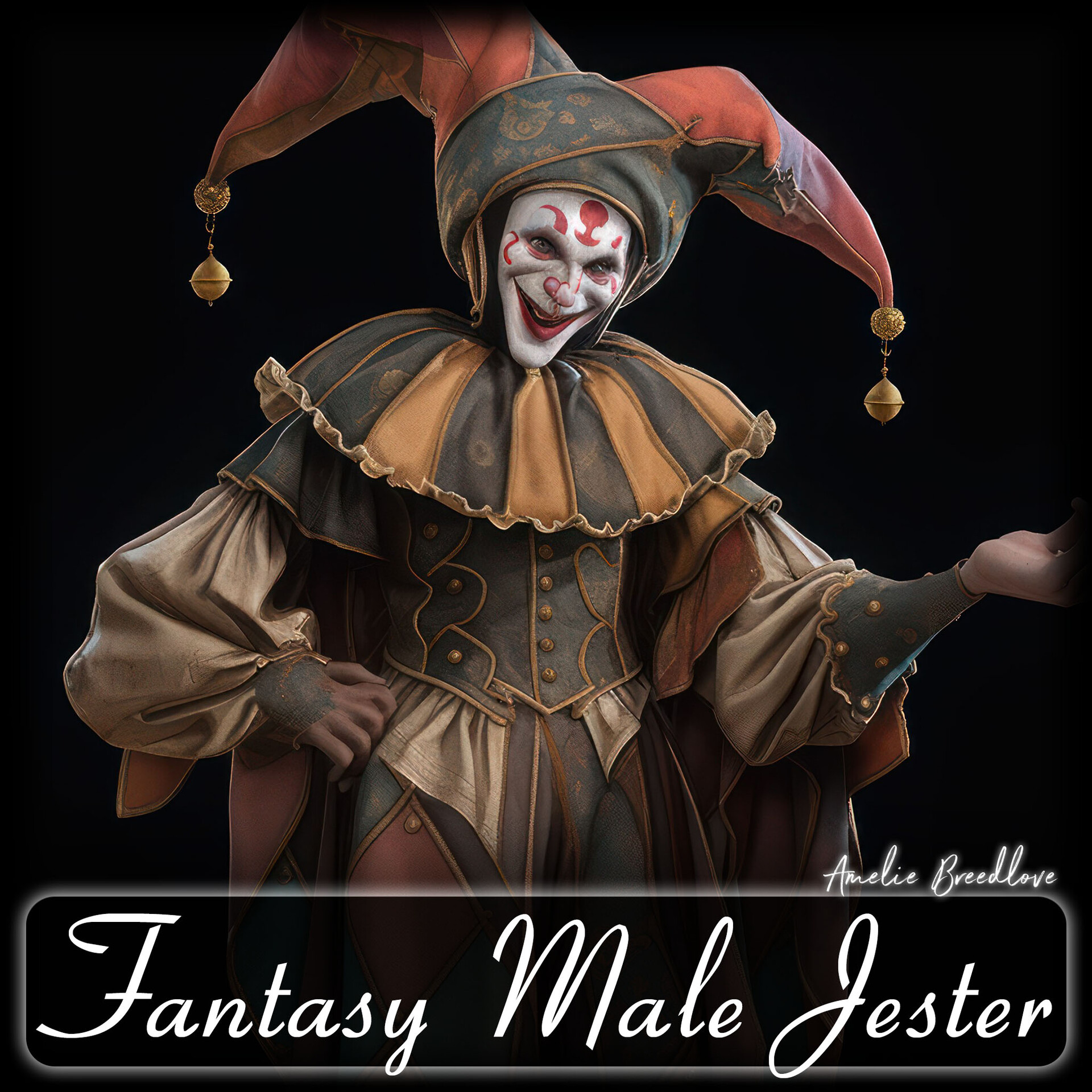 ArtStation - 200 Fantasy Male Jester Reference Pack | 4K | v.159