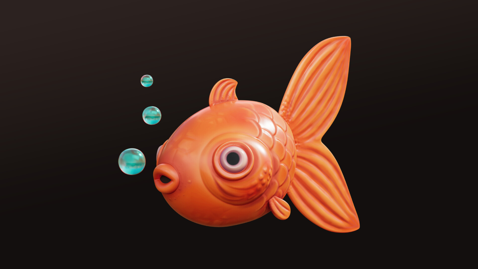 ArtStation - Orange fish