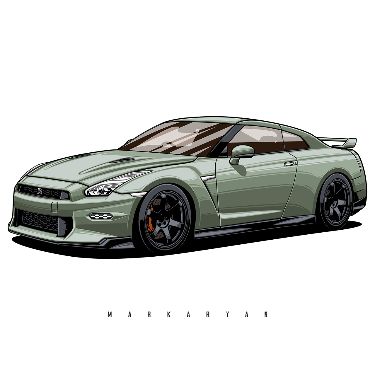 ArtStation - Nissan GTR