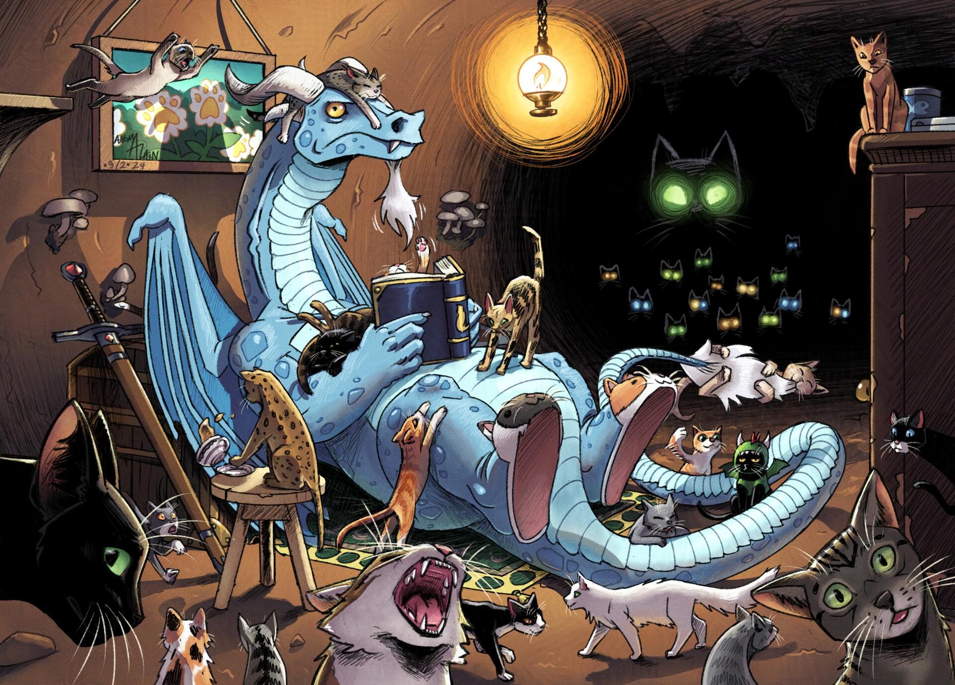 ArtStation - Crazy Cat Dragon