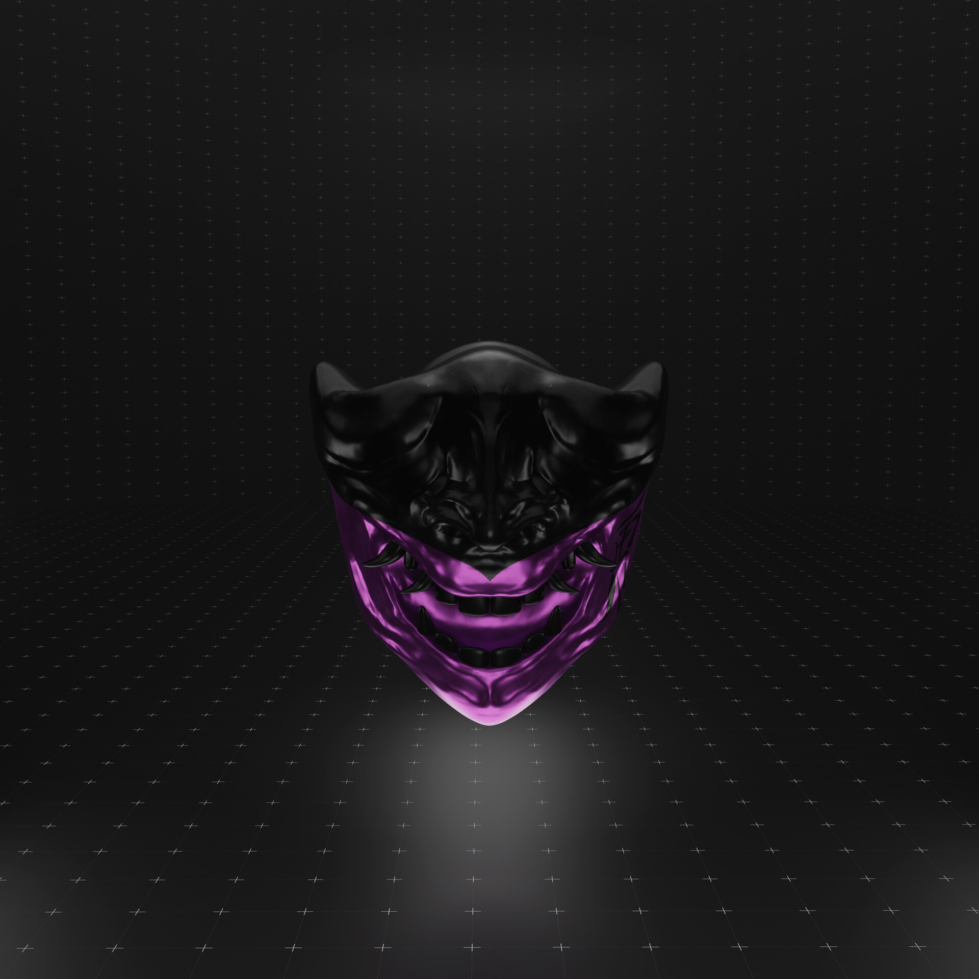 ArtStation - Japan Demon Mask