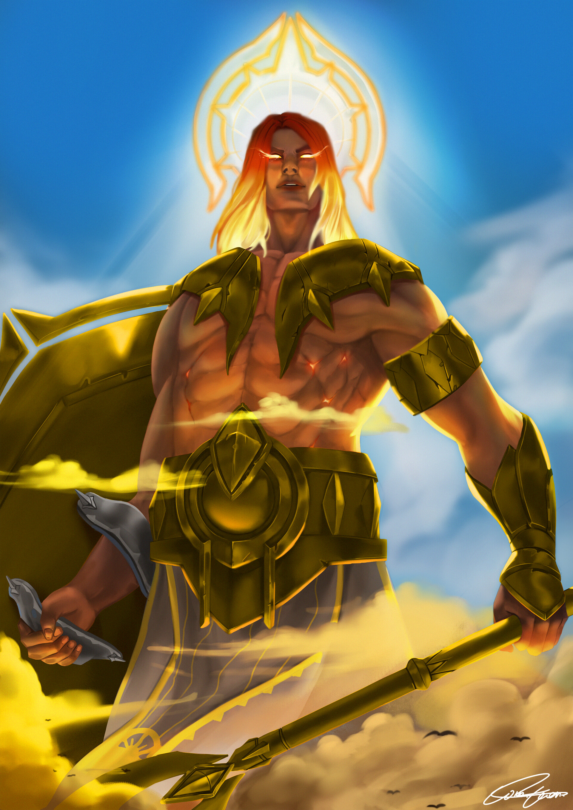 ArtStation - APOLAKI THE GOD OF SUN