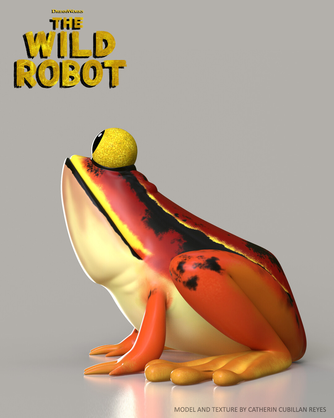 ArtStation - The Wild Robot - Red Frog