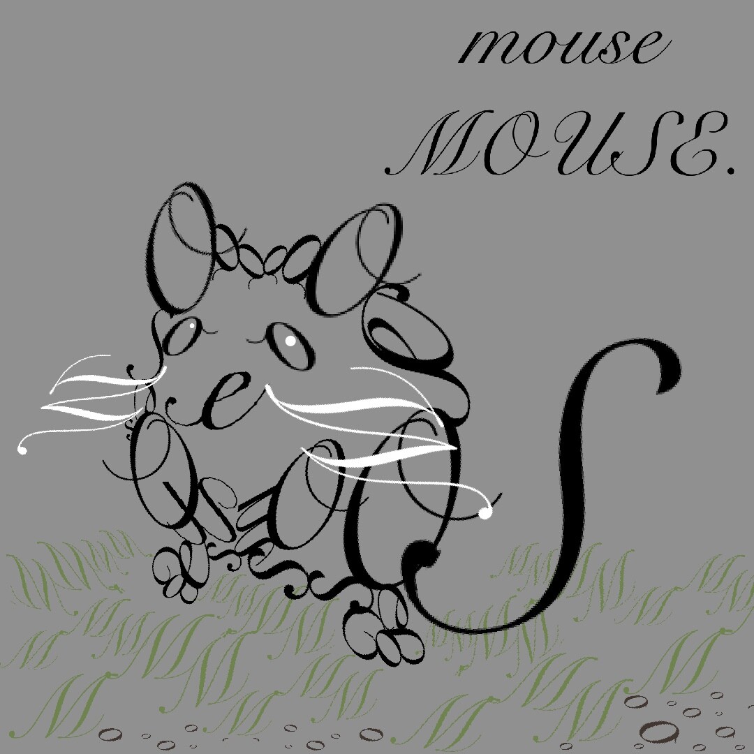 ArtStation - Typographic Animals