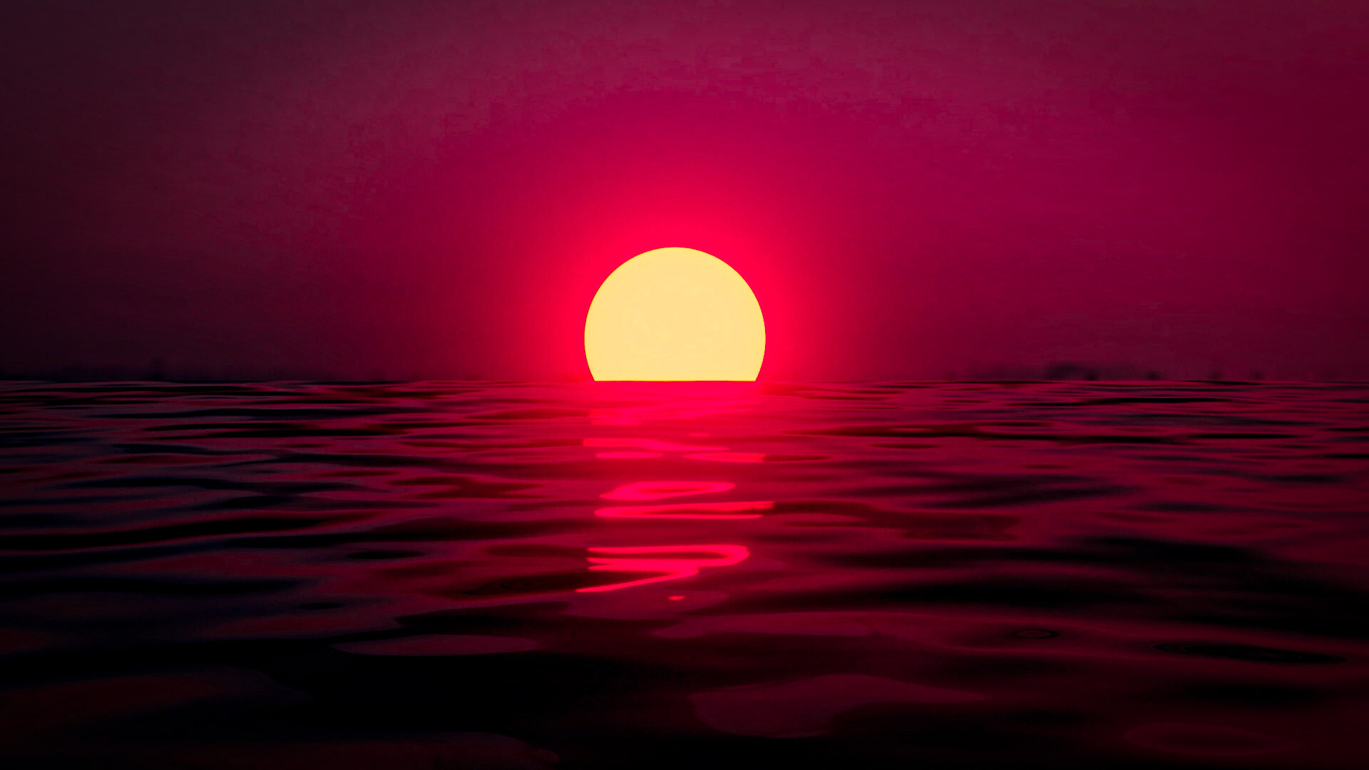 ArtStation - Sunset 3D Animated - Video