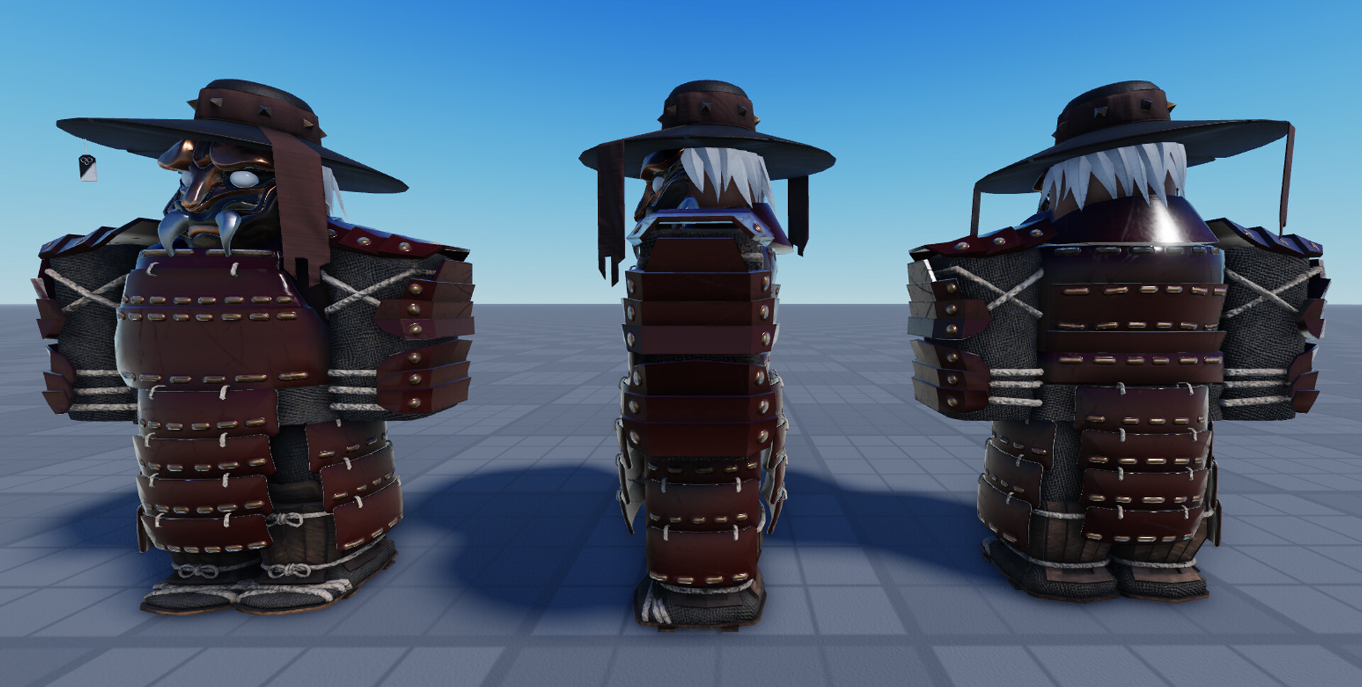 ArtStation - 3D Samurai for ZO Roblox videogame