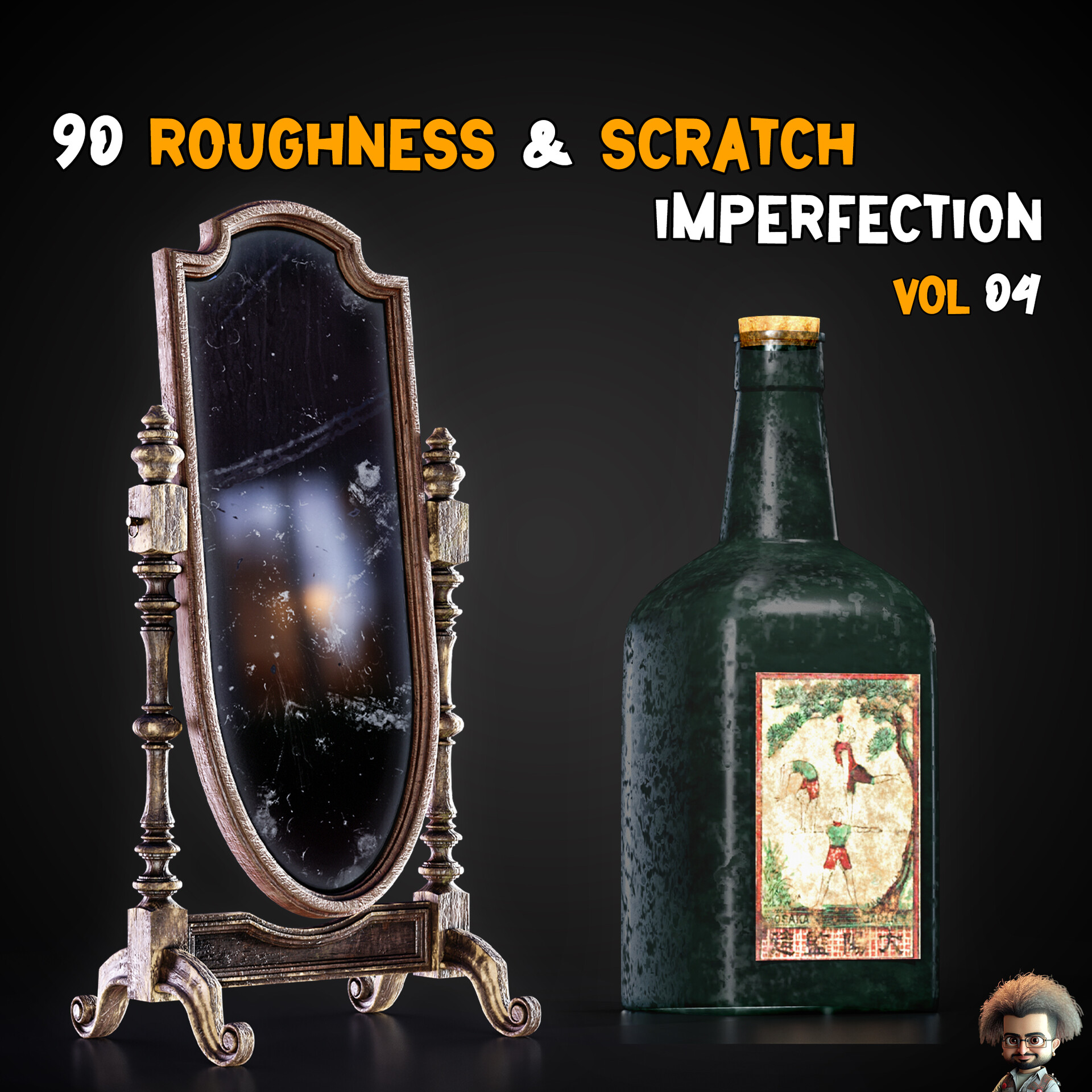 ArtStation - 90 Roughness & Scratch Imperfection - Vol 04