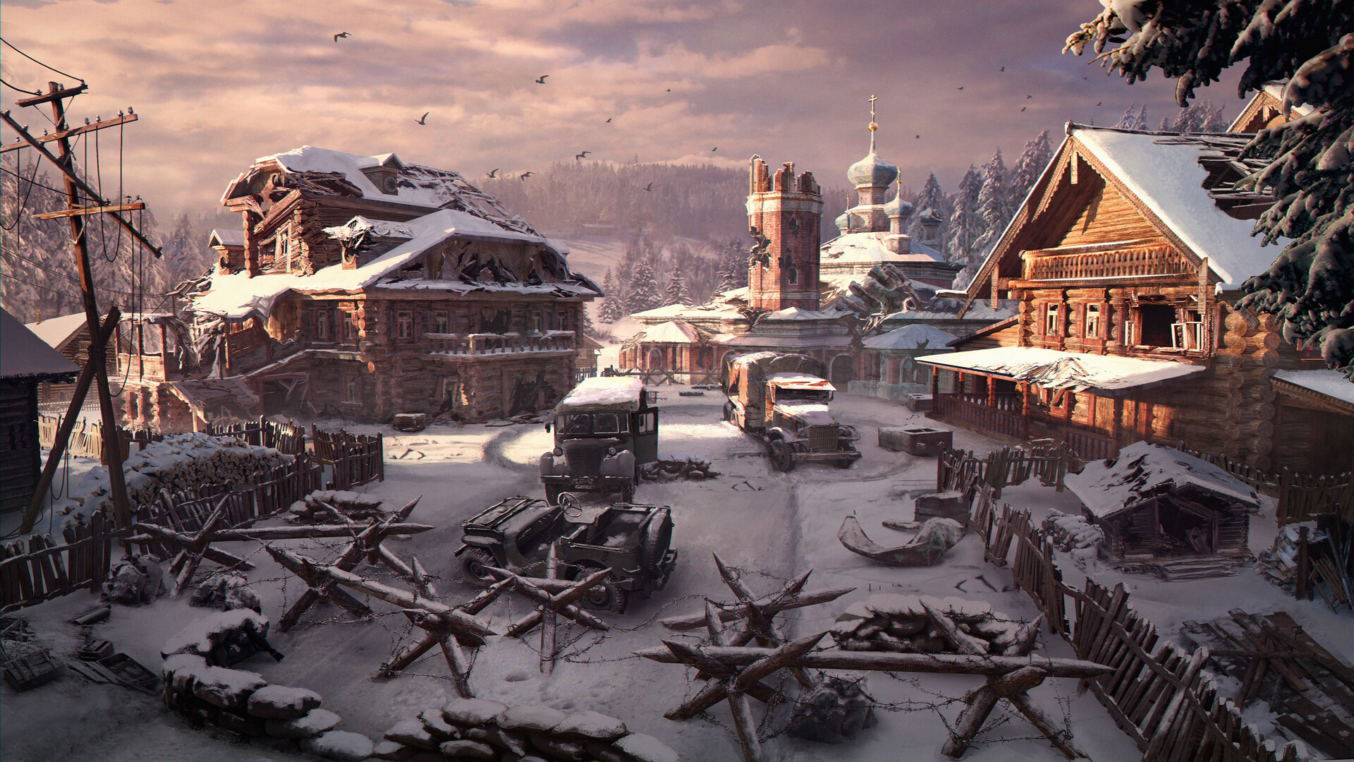 ArtStation - The post-war town（战后小镇）