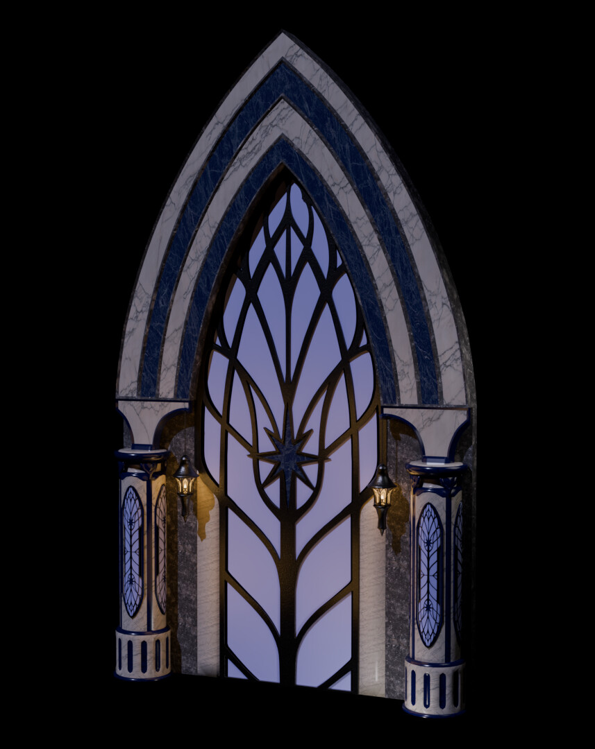 ArtStation - Elven Door Designs II (WIP)