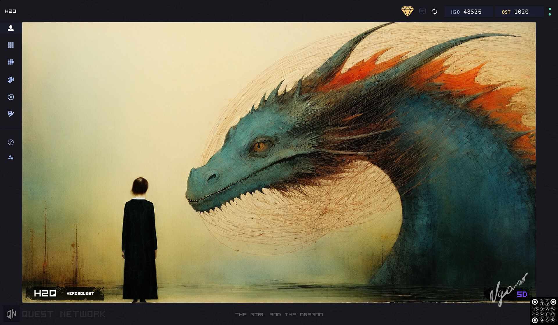 ArtStation - THE GIRL AND THE DRAGON