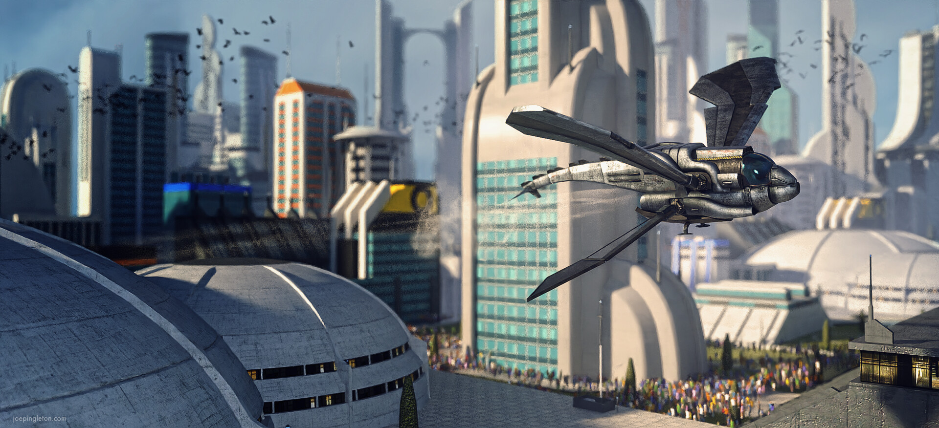 ArtStation - Buzzing the Towers