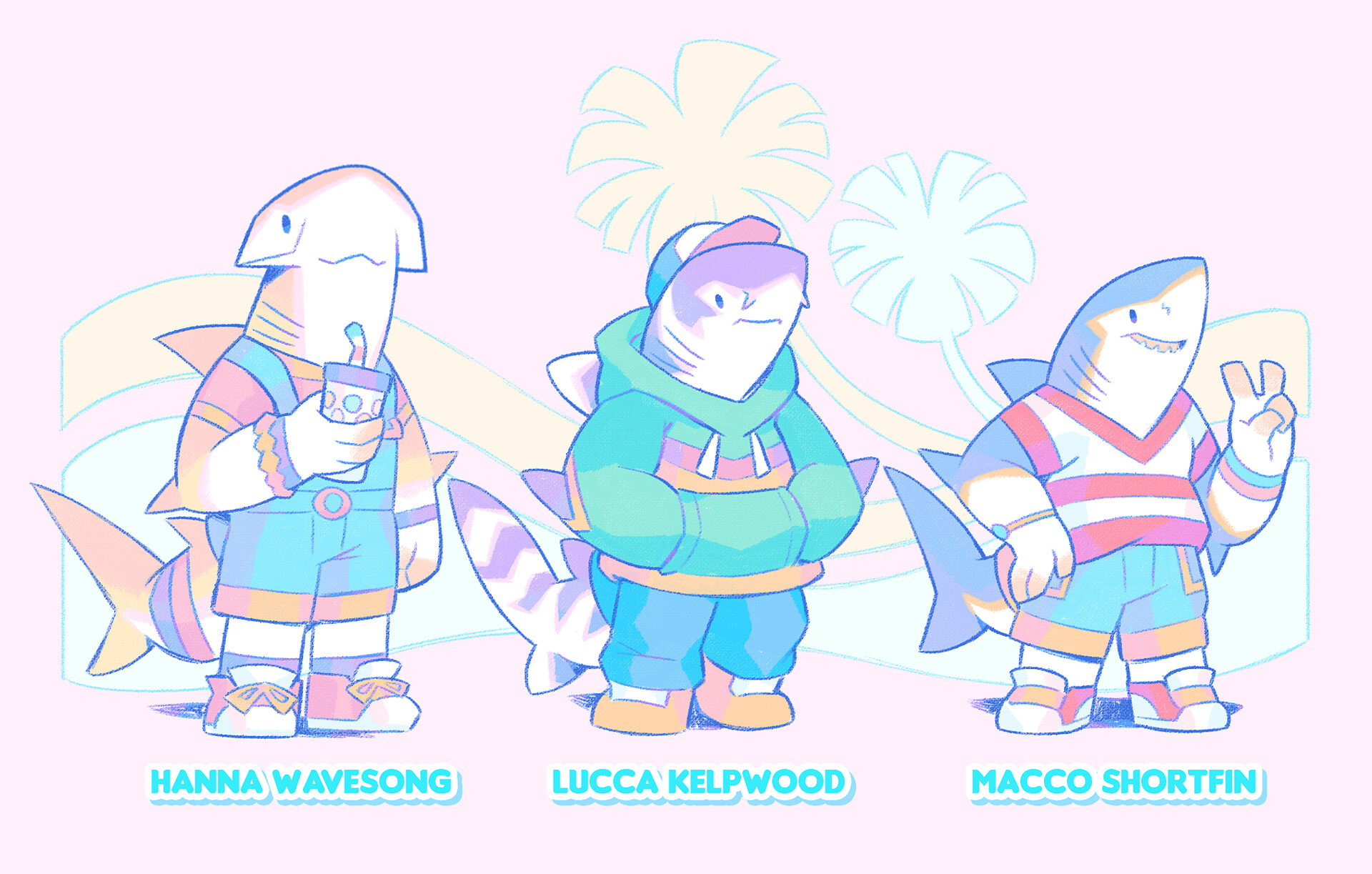 ArtStation - Little Nerdy Sharks