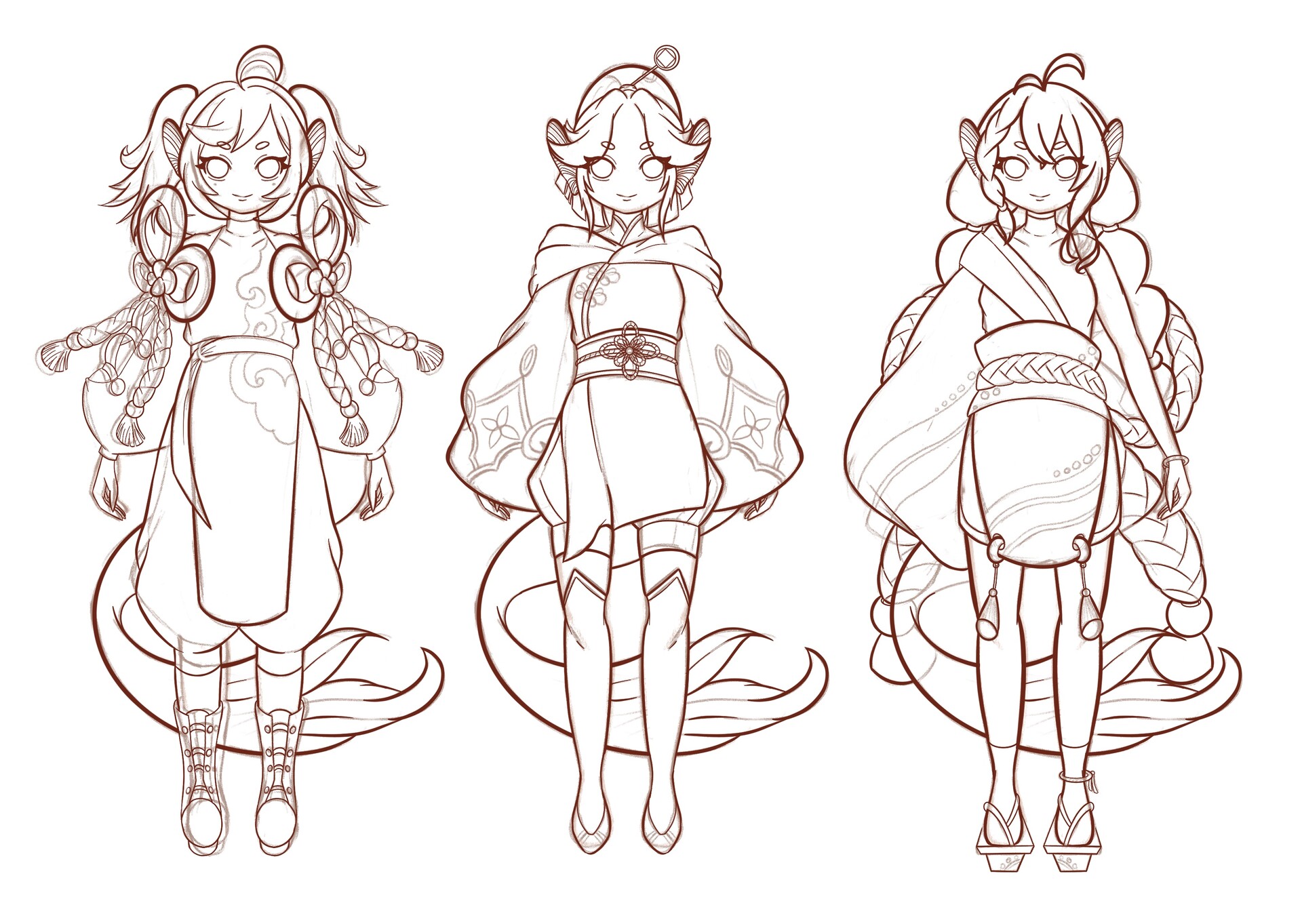 ArtStation - Koi Fish OC (WIP)