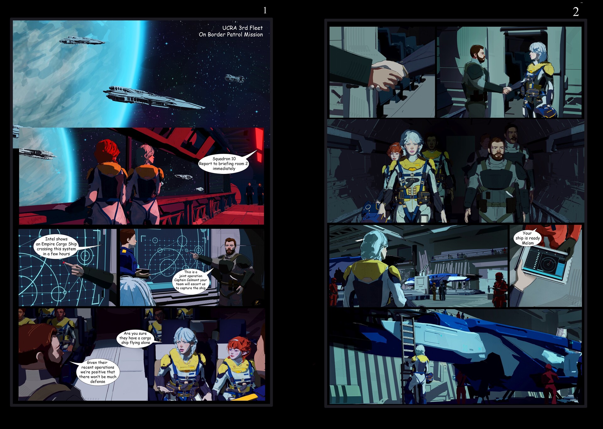 ArtStation - Blue Pilot