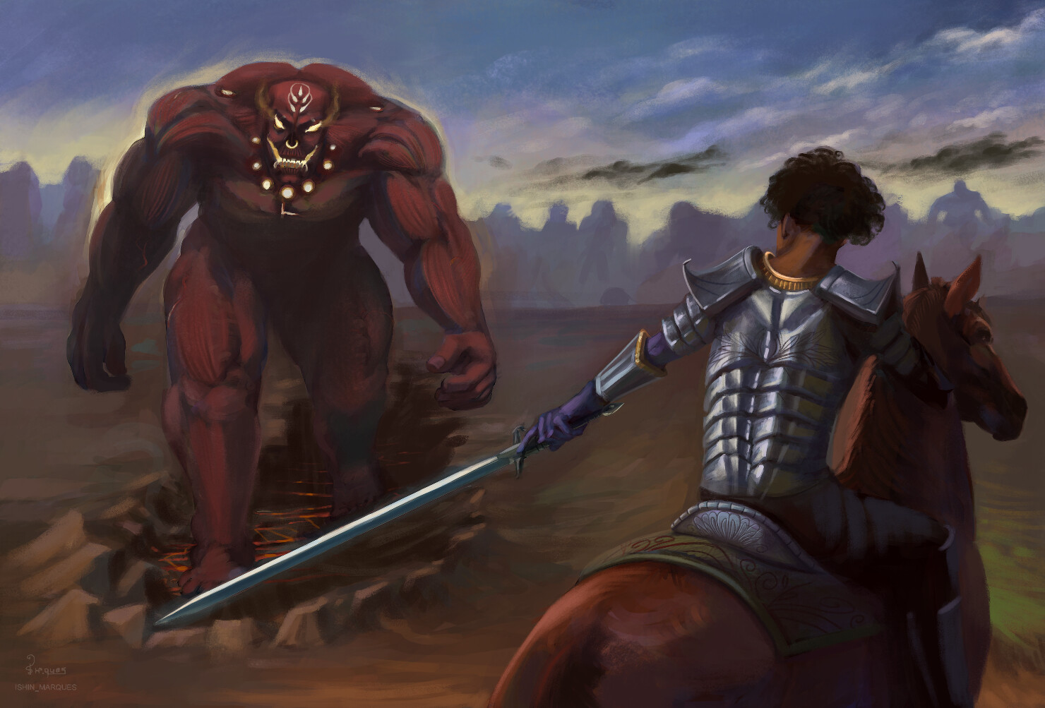 ArtStation - Confrontation with the boss