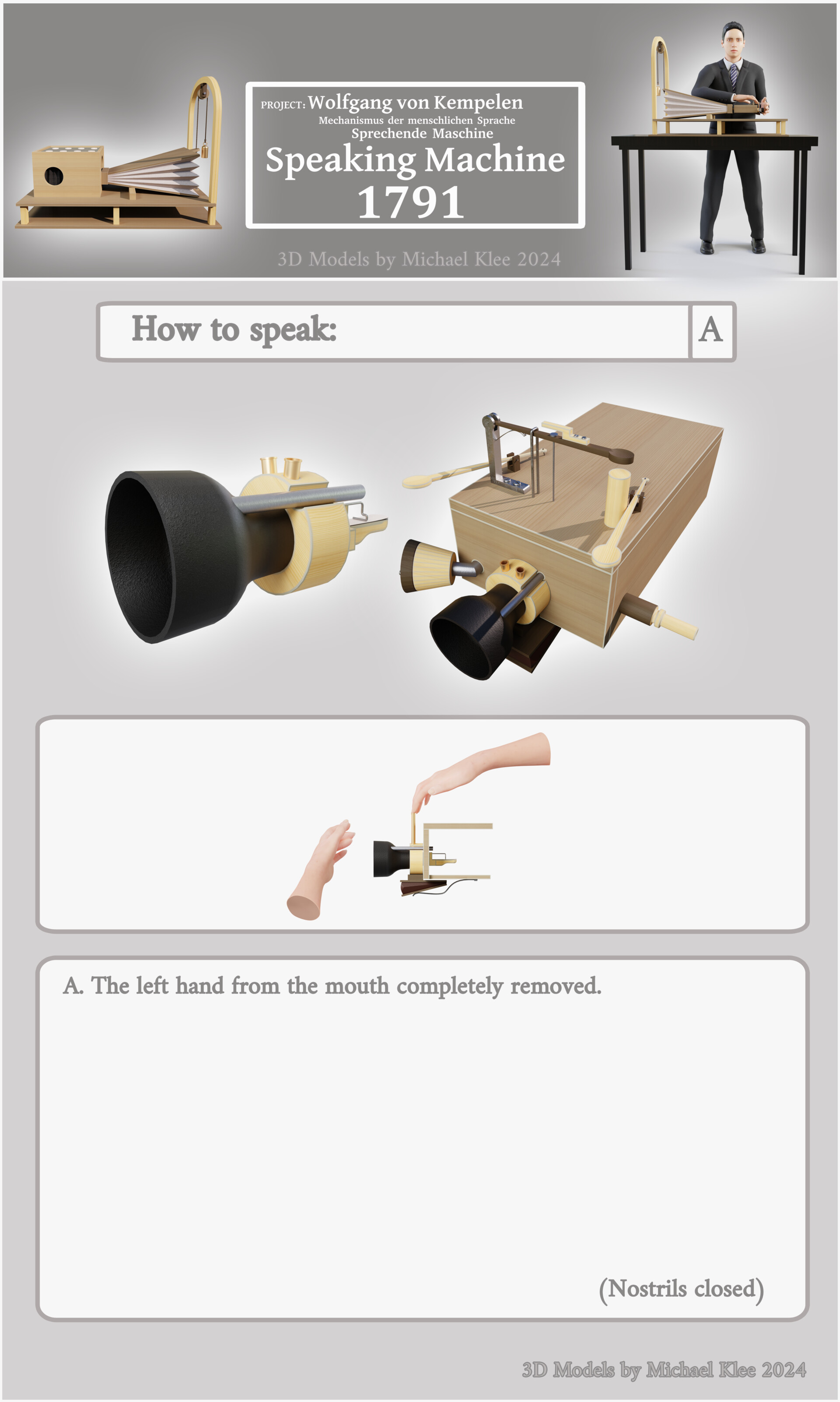 Michael Klee - Speaking Machine - 会说话的机器 - 토킹 머신 - How to speak ABC