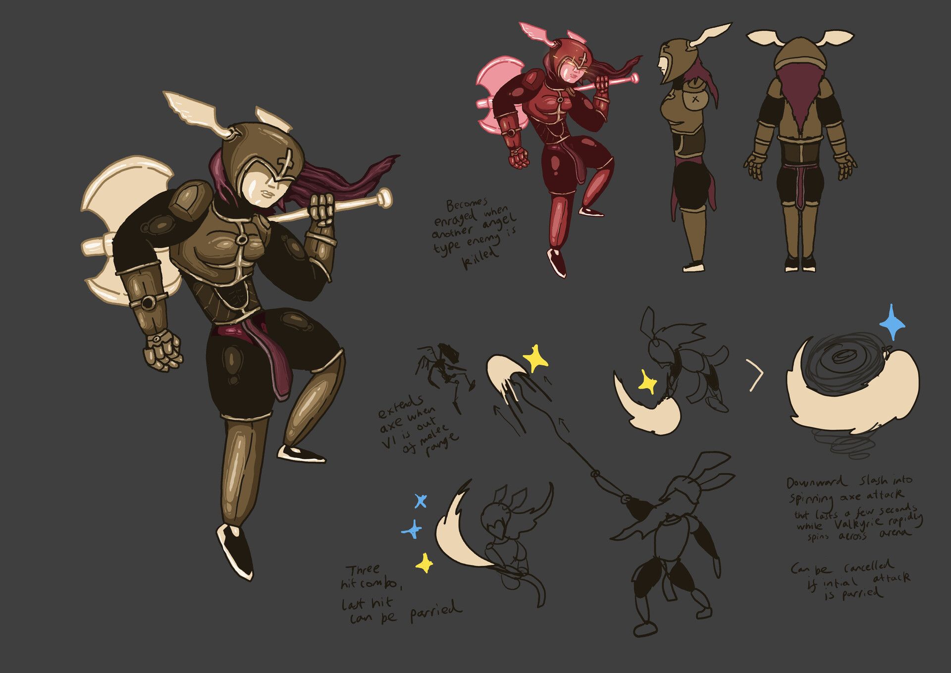 ArtStation - Ultrakill Enemy Concept - Valkyrie