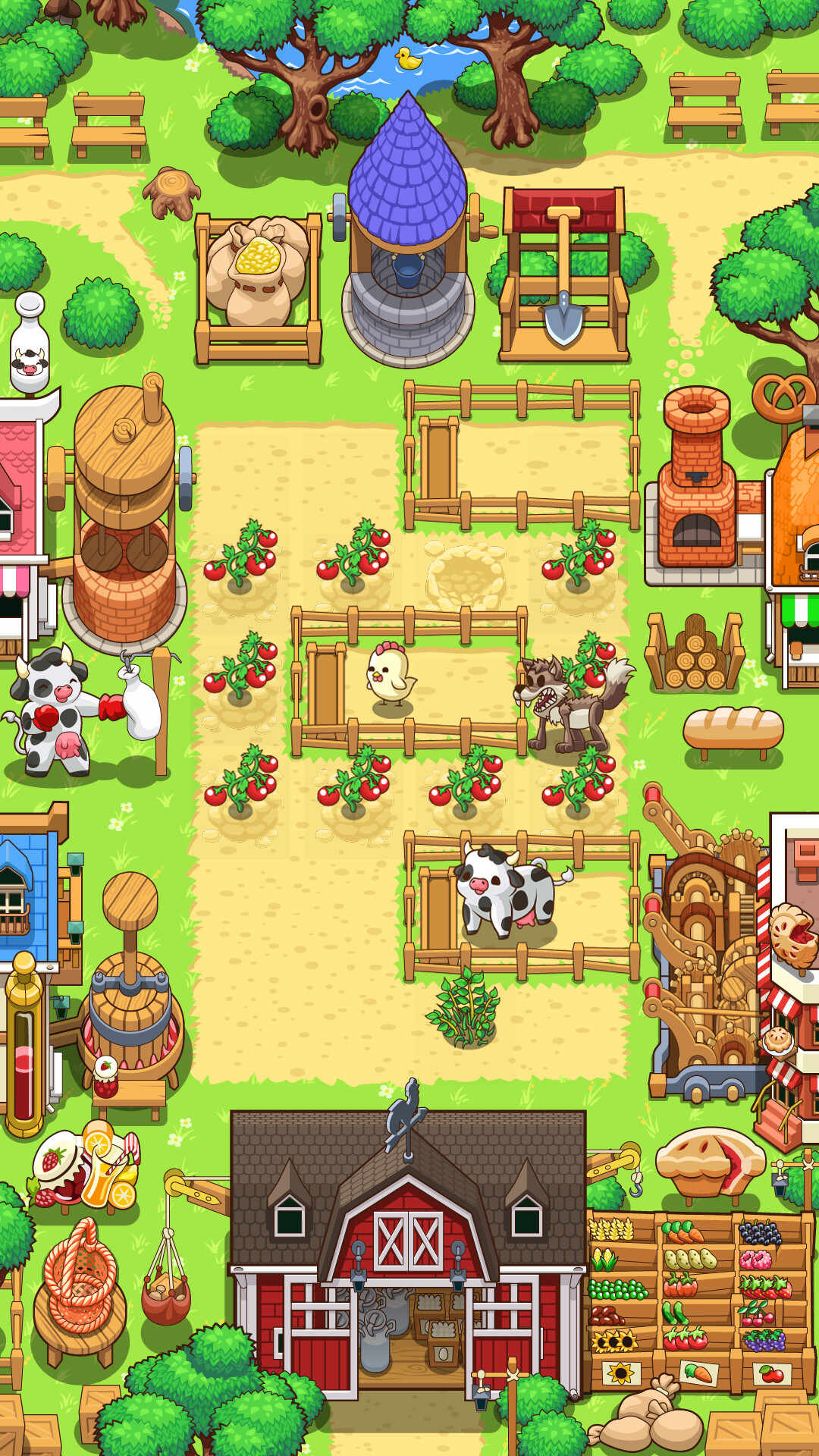 ArtStation - Main Display Farm Game