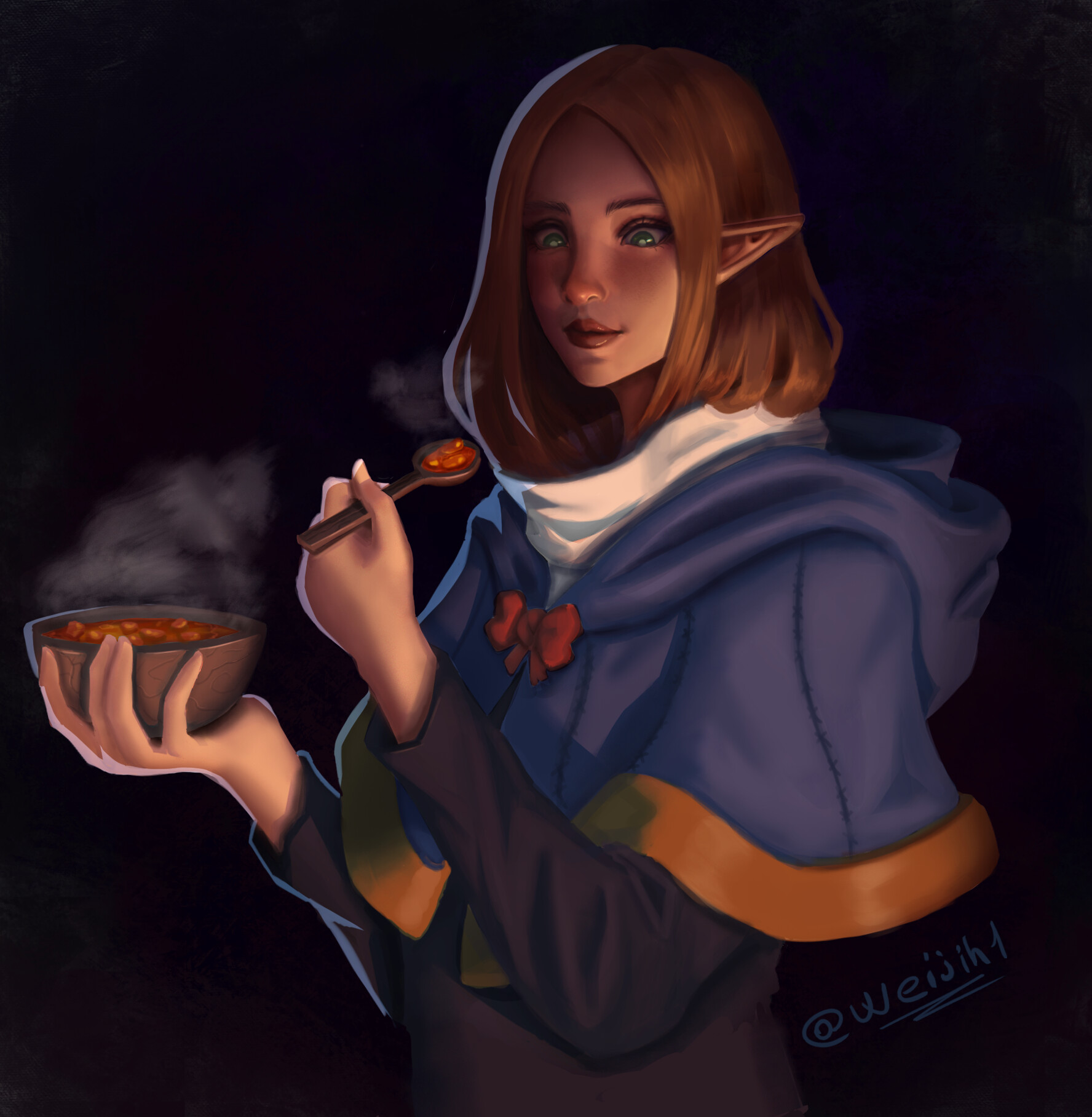 ArtStation - Marcille - Dungeon Meshi Fanart