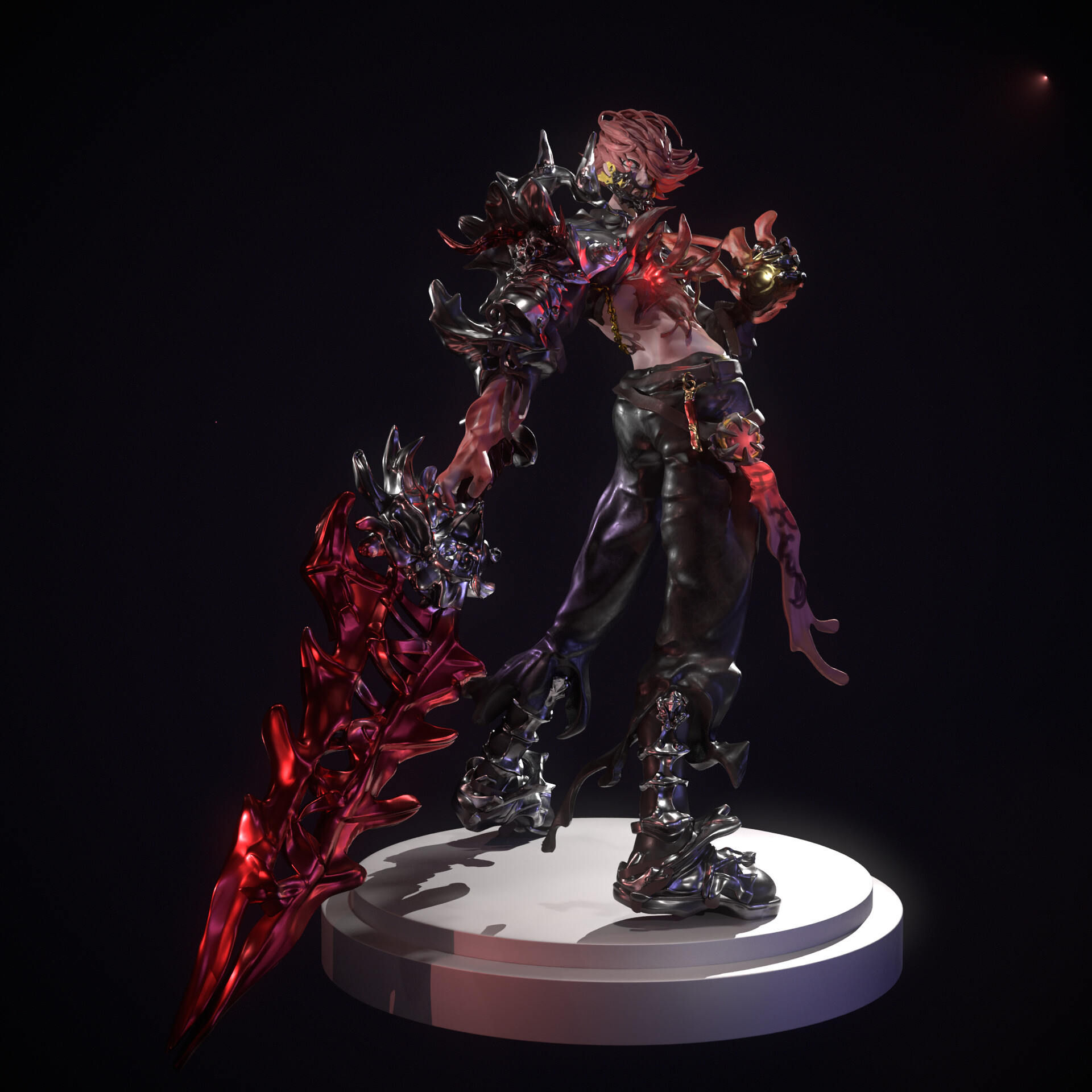 ArtStation - Rexodus - Blood Crystal Knight