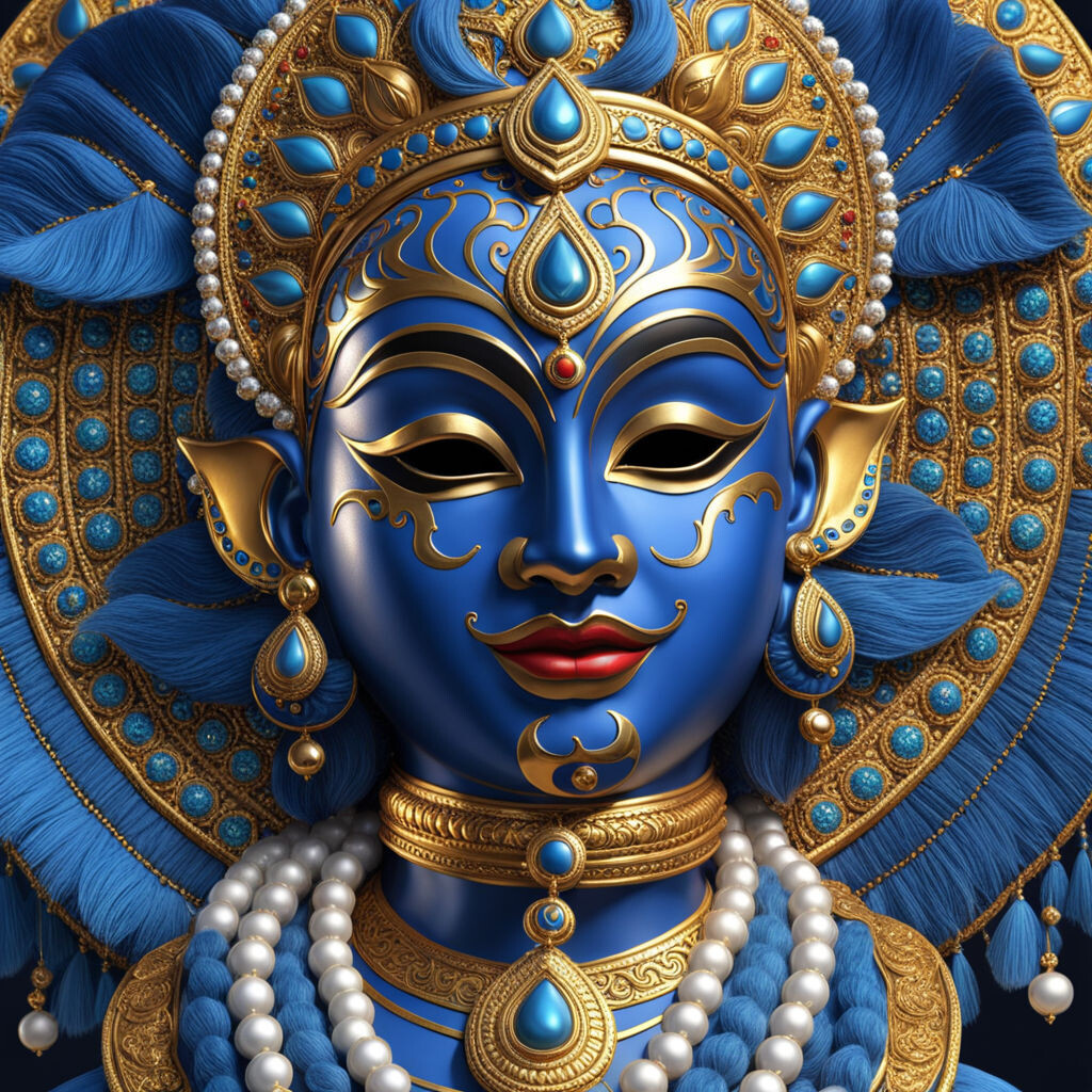 ArtStation - Krishna Meta Mask