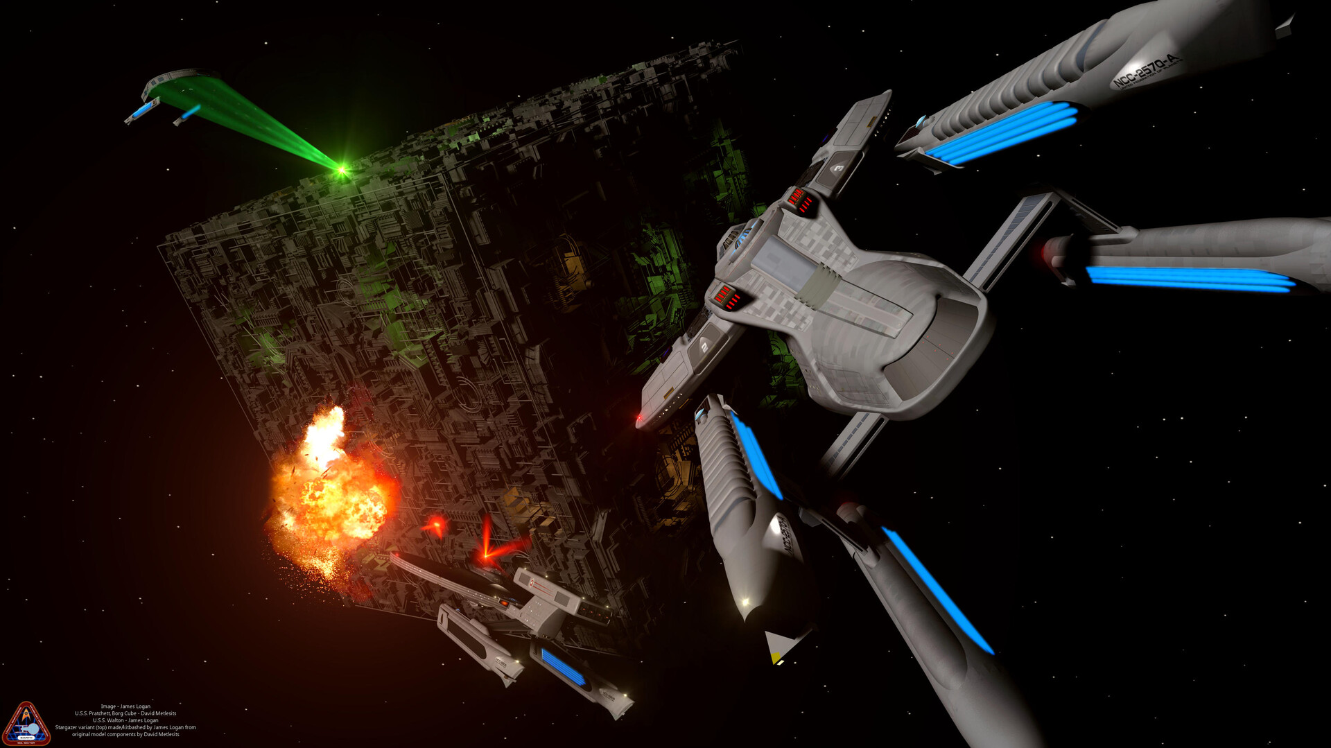 ArtStation - U.S.S. Walton (V1) - Borg Encounter
