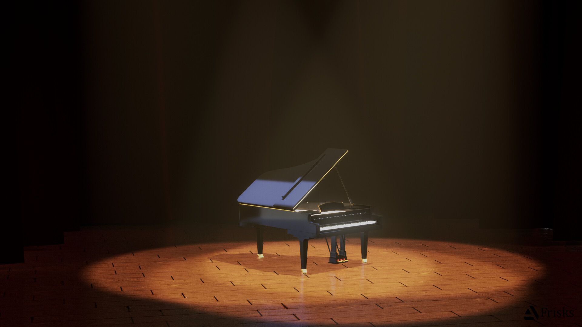 ArtStation - Post Production Study - Piano