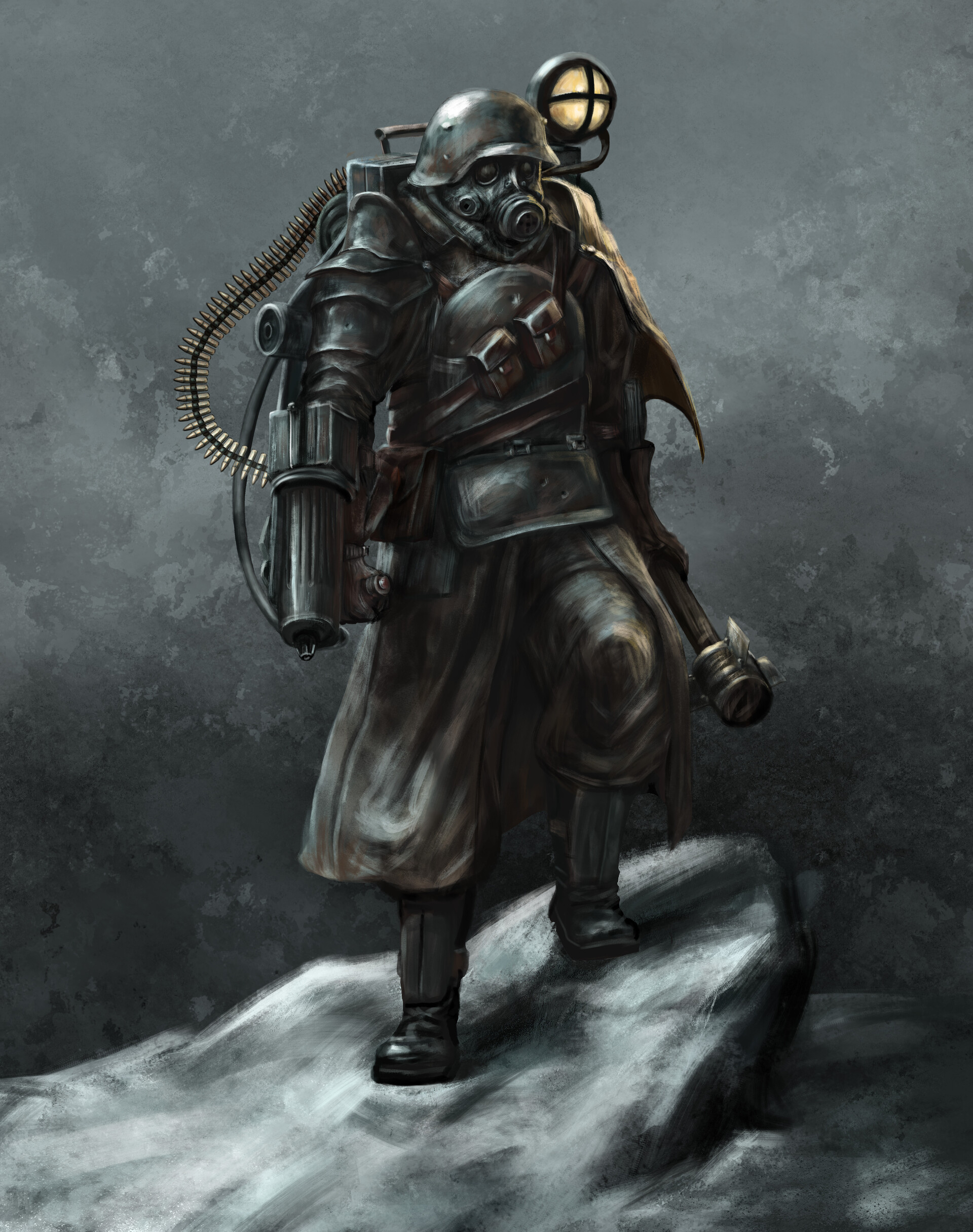 ArtStation - WW1 Shock Troop