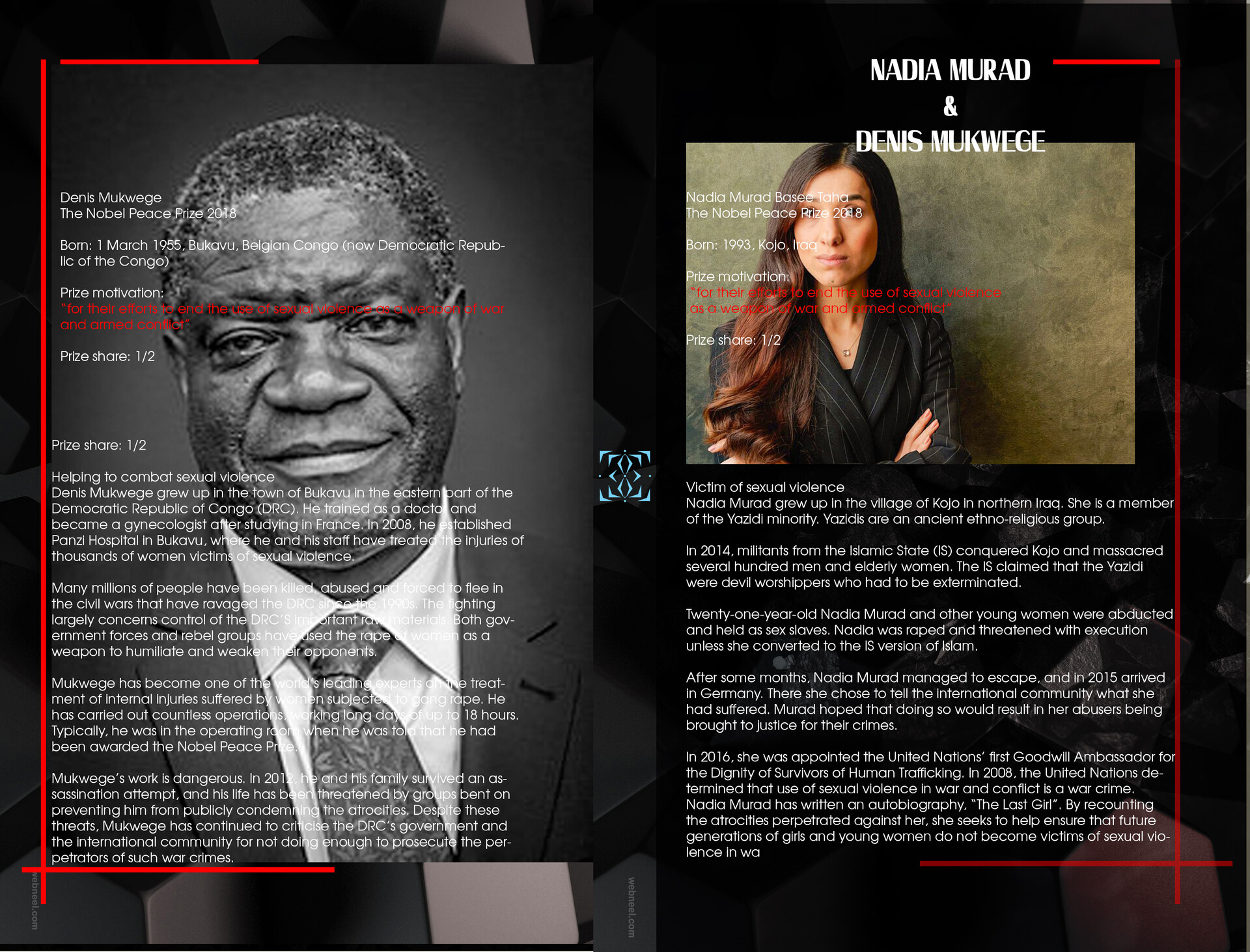 ArtStation - Nadia Murad & Denis Mukwege