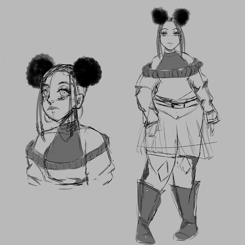 ArtStation - Character concept sketches