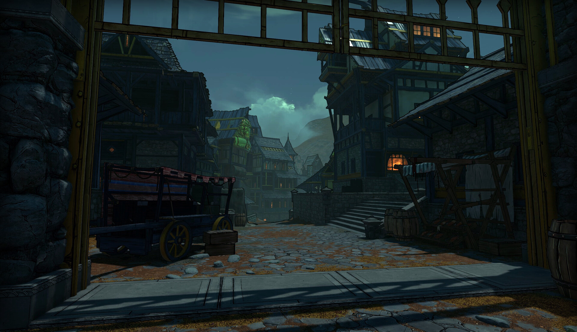 Art of Matthew Wood - Tiny Tina Level Art - Cog Work Plaza Battle Map ...