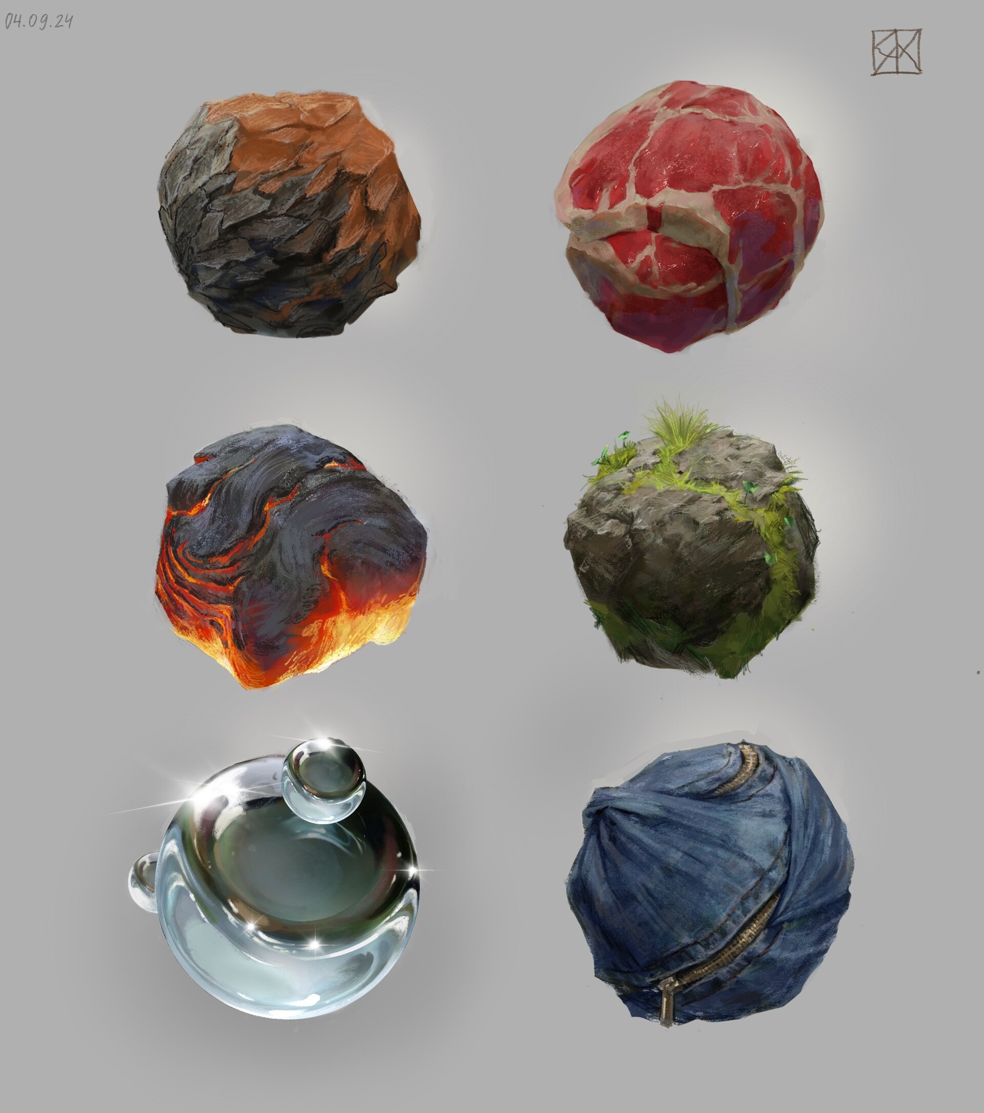 ArtStation - study of materials