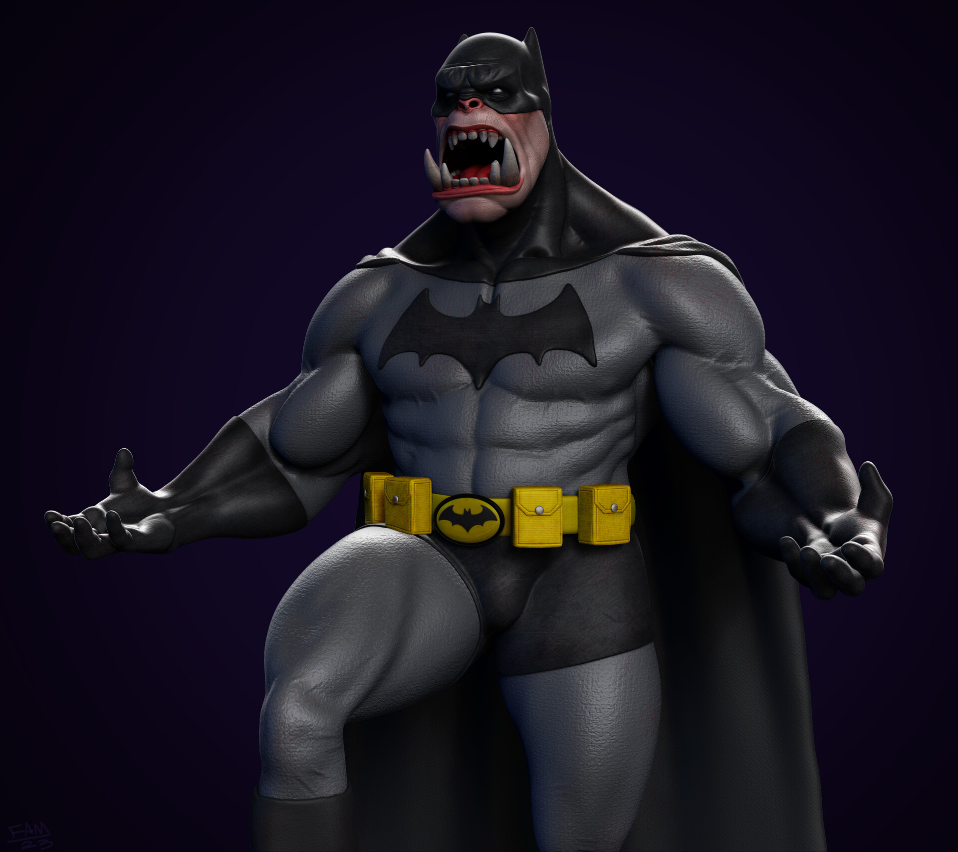 ArtStation - orc batman