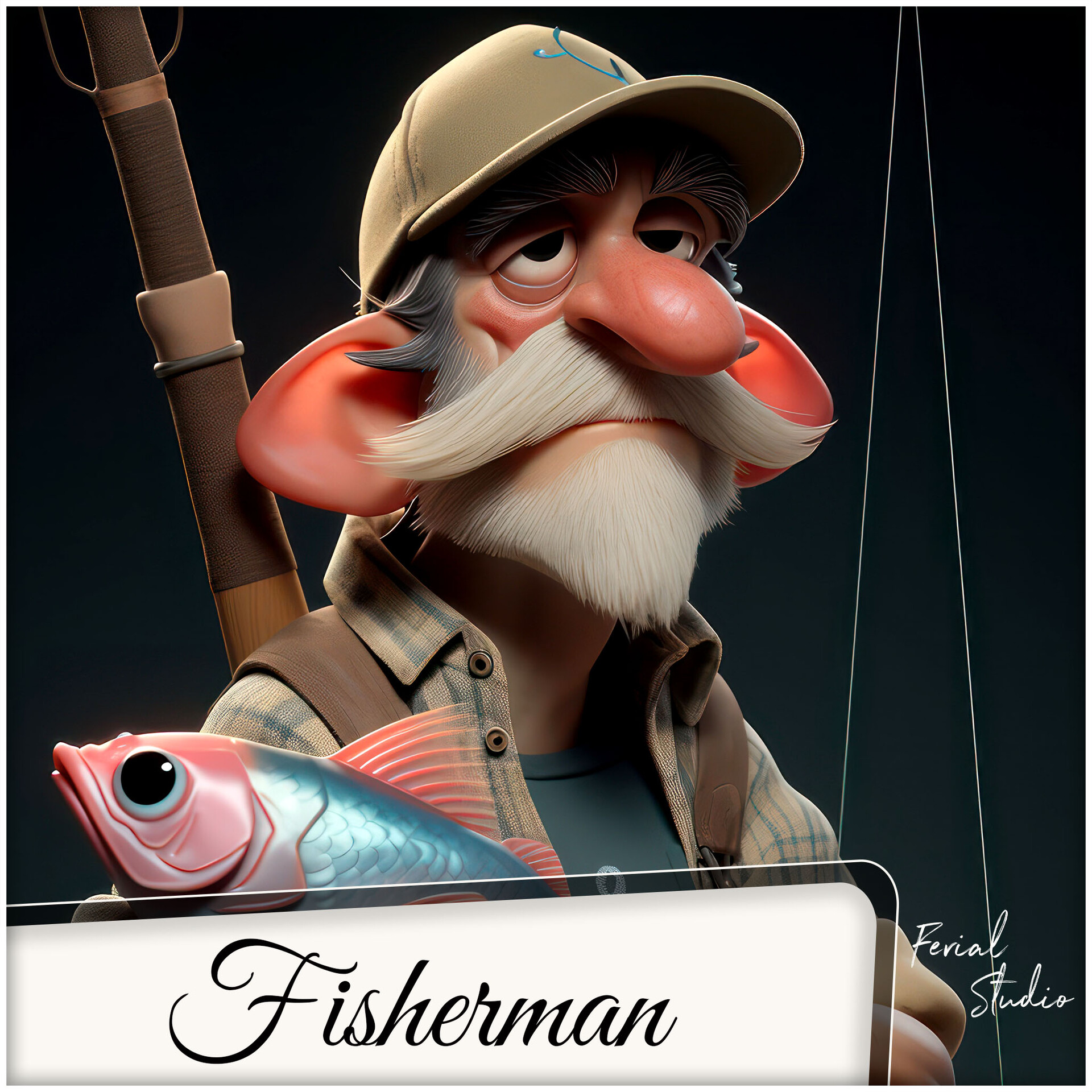 ArtStation - 🔹240 Fisherman - Stylized Character Reference Image Pack v ...