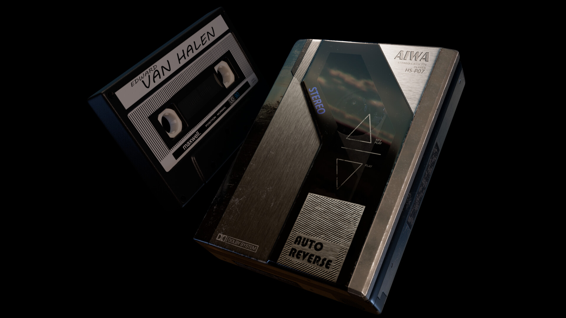 ArtStation - AIWA HS-P07 Walkman