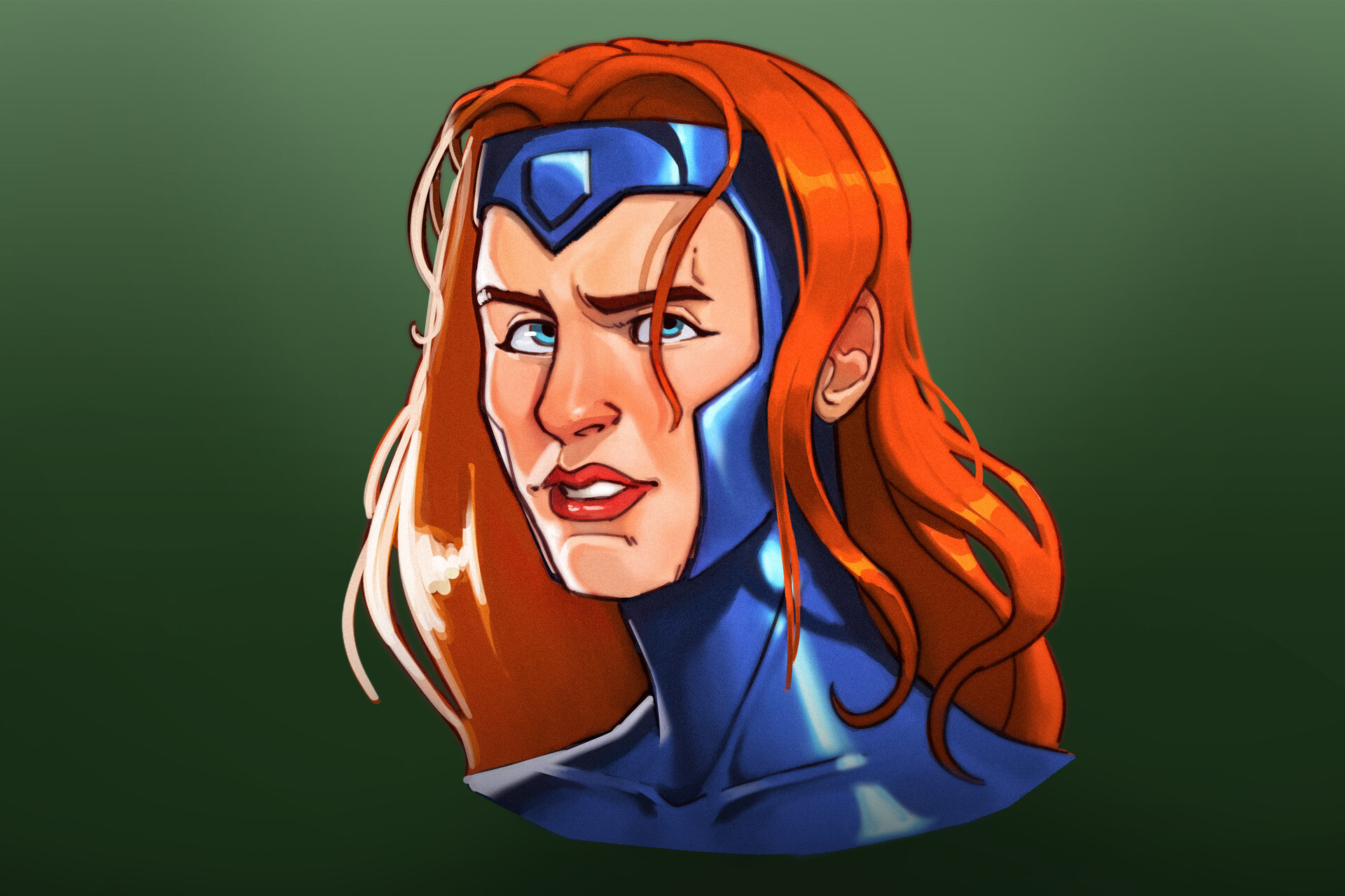 ArtStation - Jean Grey Portrait Study