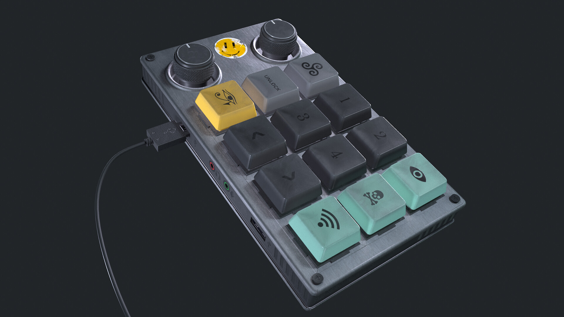 ArtStation - Miniature keyboard