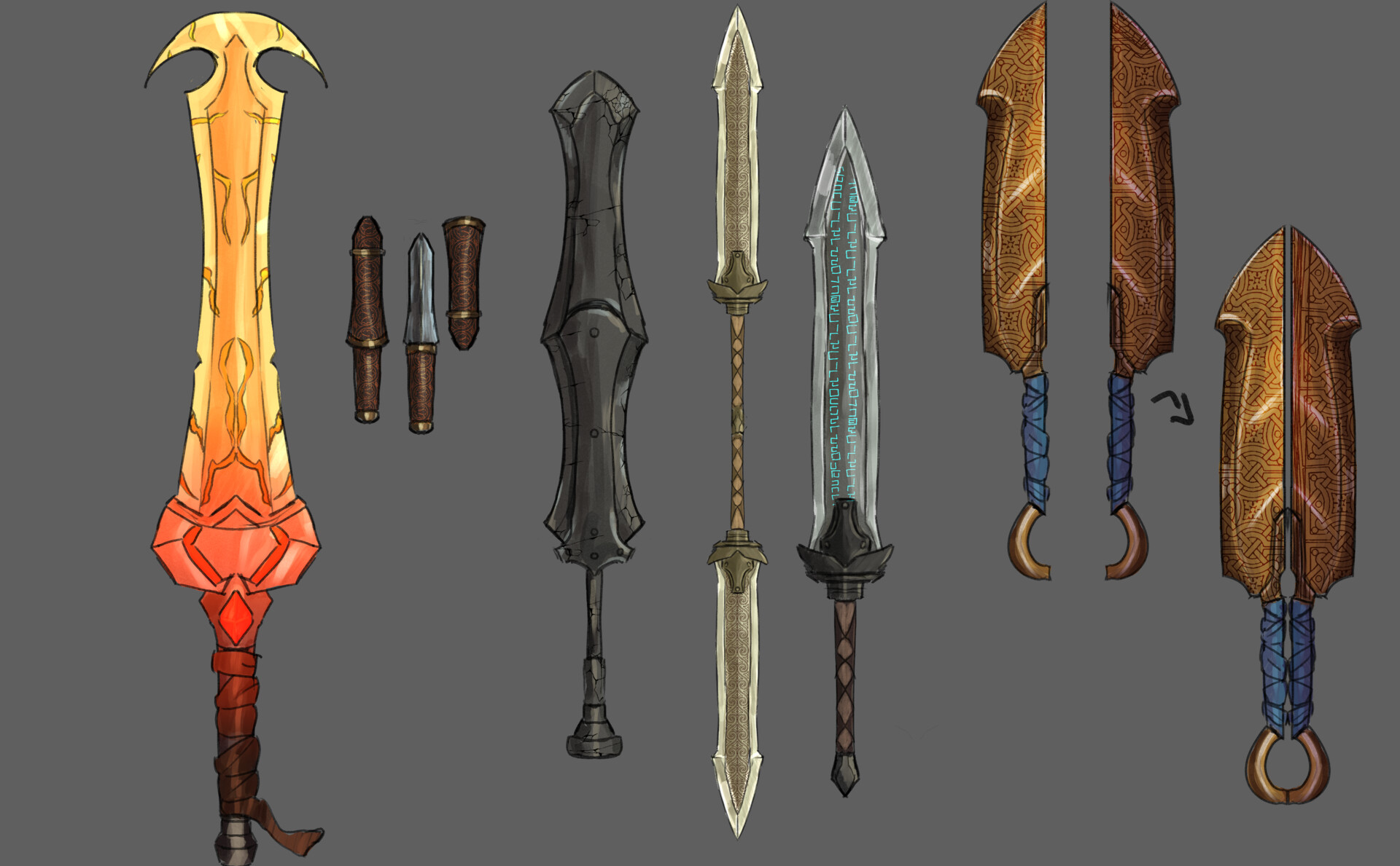 ArtStation - Medieval props concept art